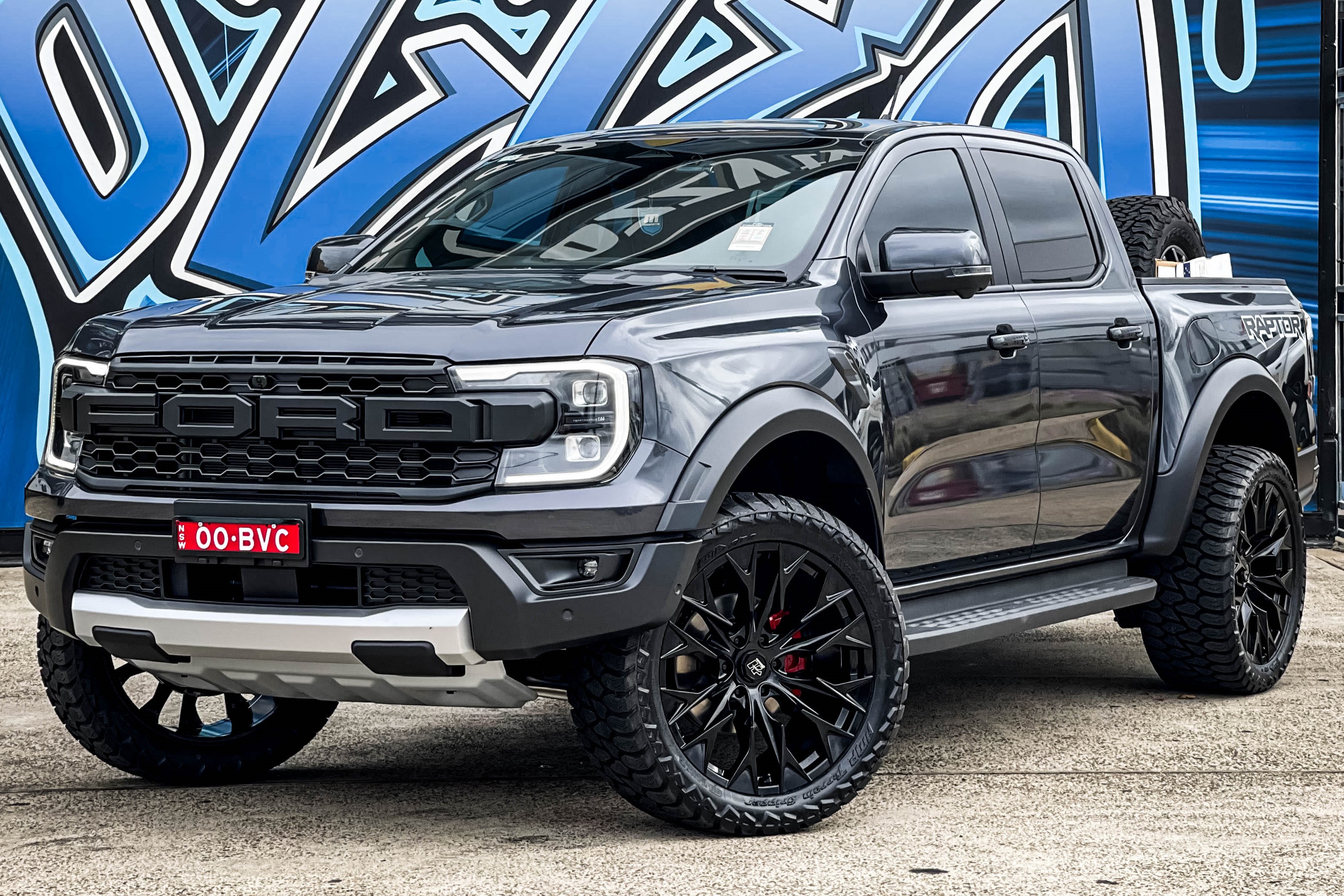 FORD RANGER NEXT GEN HUSSLA PHANTOM GLOSS BLACK Wheel #14269