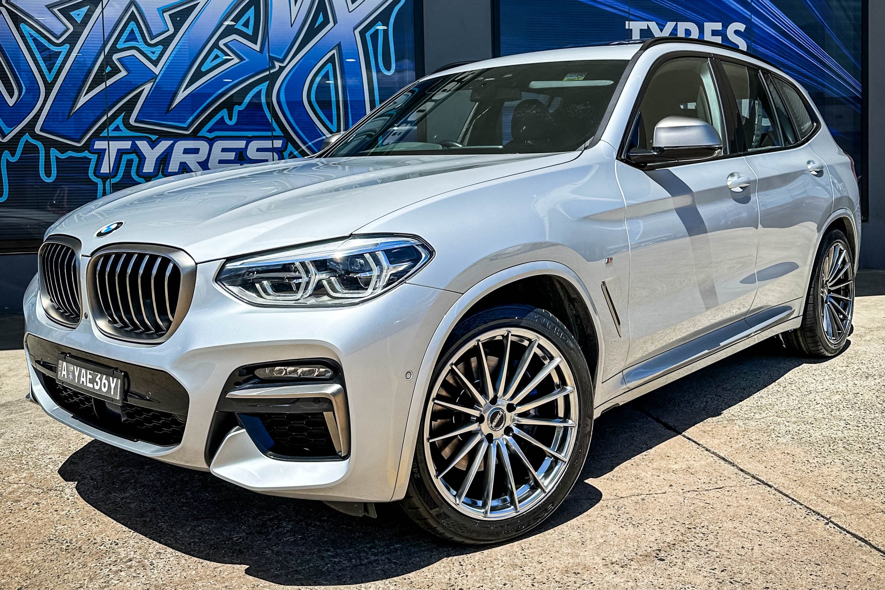 BMW X3 HUSSLA BERLIN BRIGHT SILVER Wheel #14296