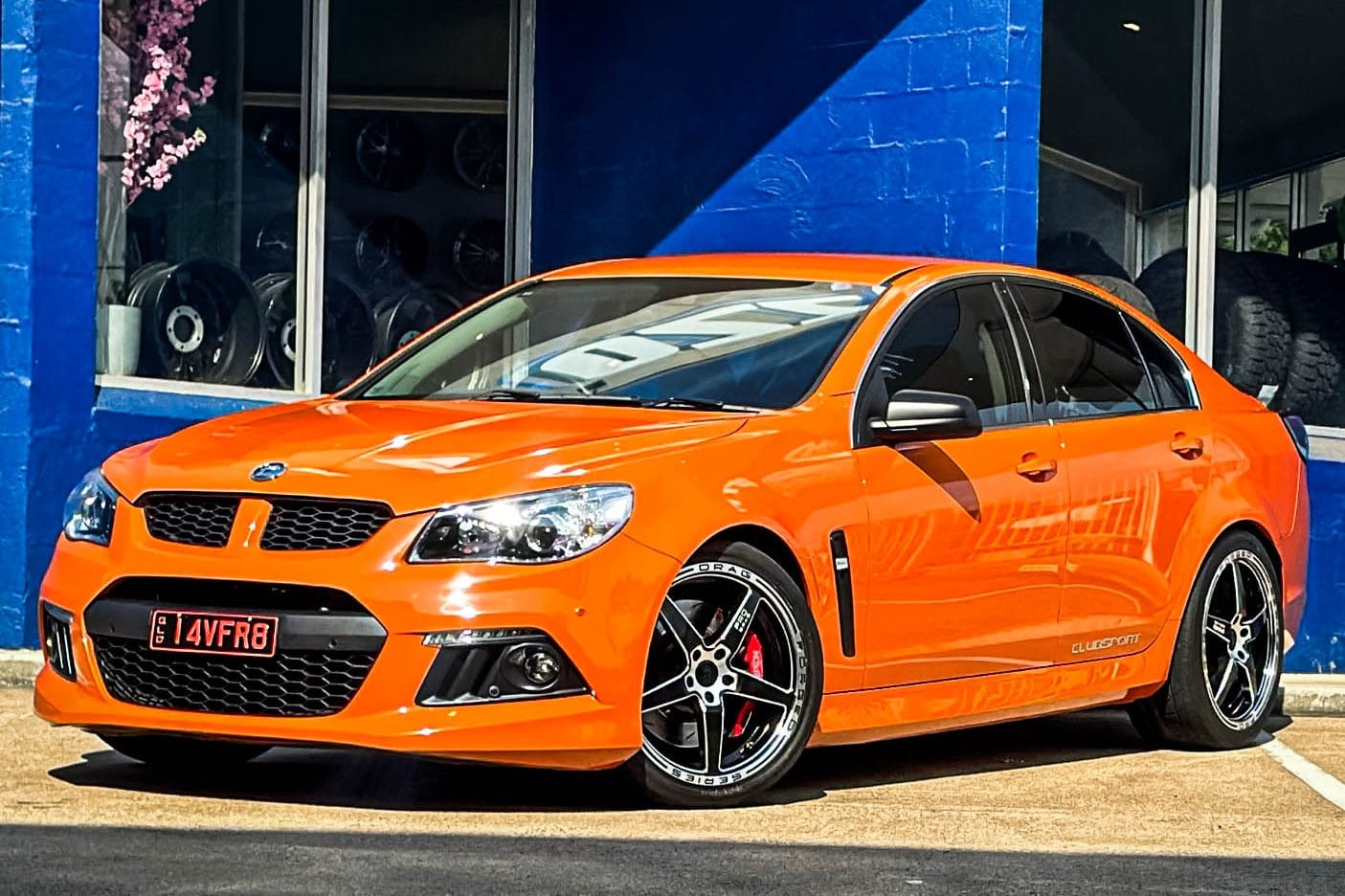 holden hsv clubsport pro drag pd1 machined lip wheel #14310
