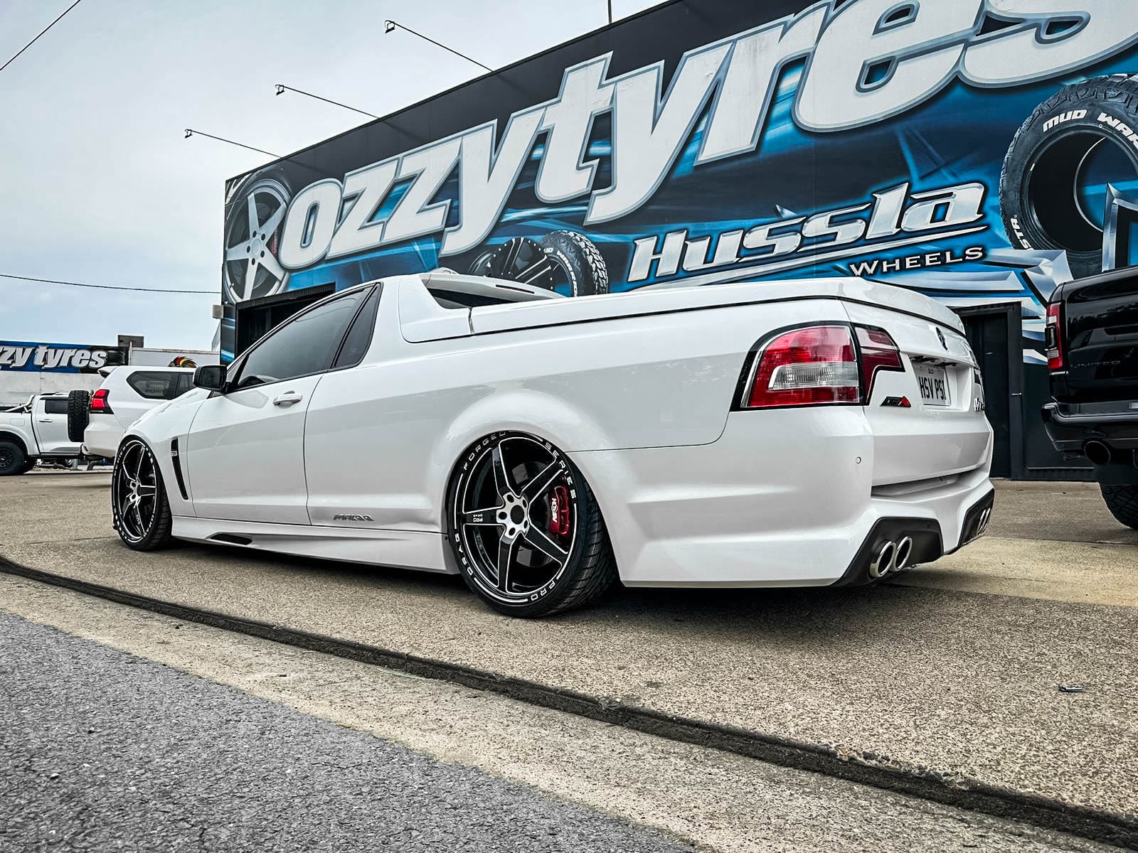 holden hsv maloo pro drag pd1 black lip wheel #14311
