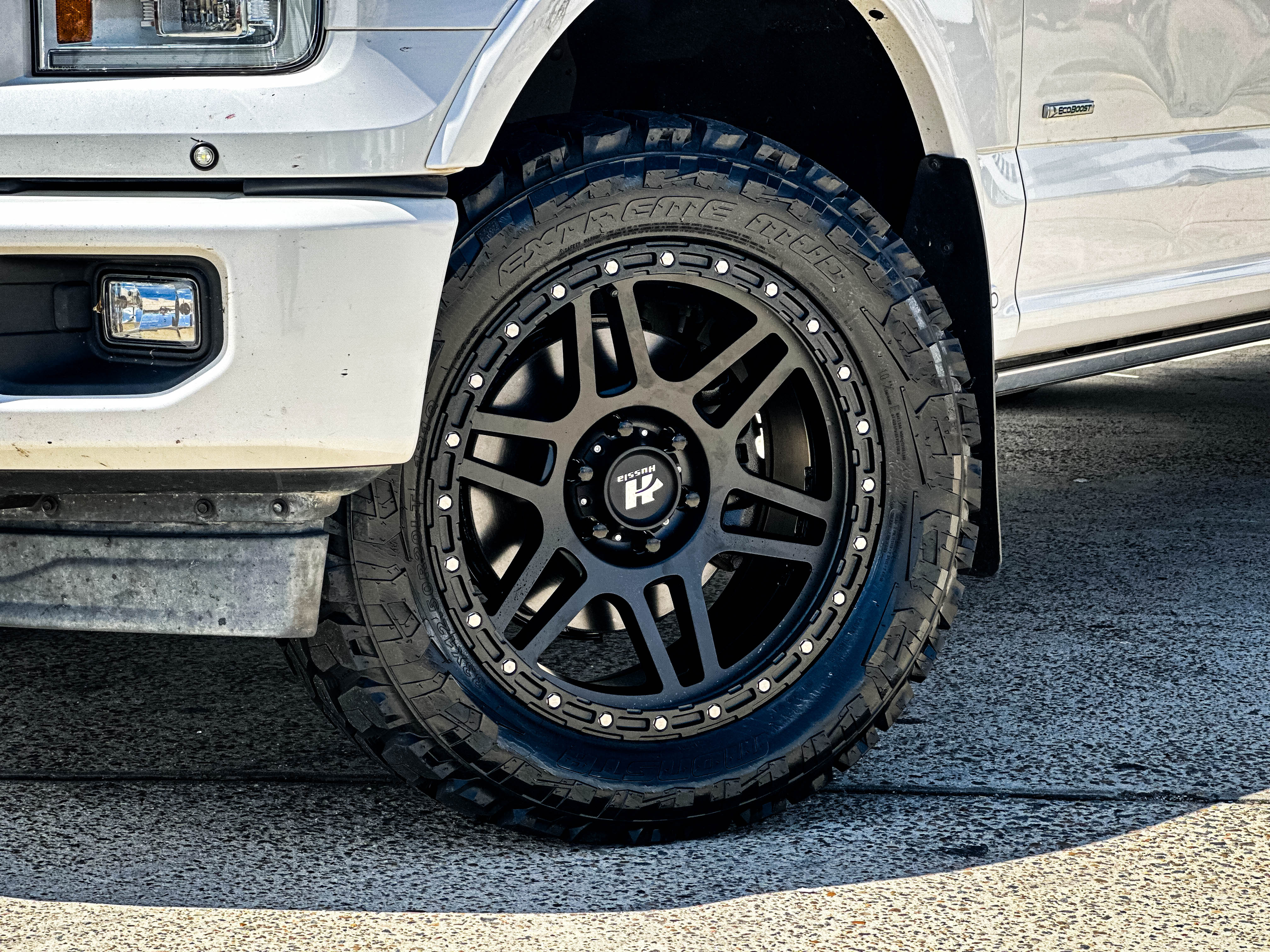 ford f-150 hussla terror matte black wheel #14398