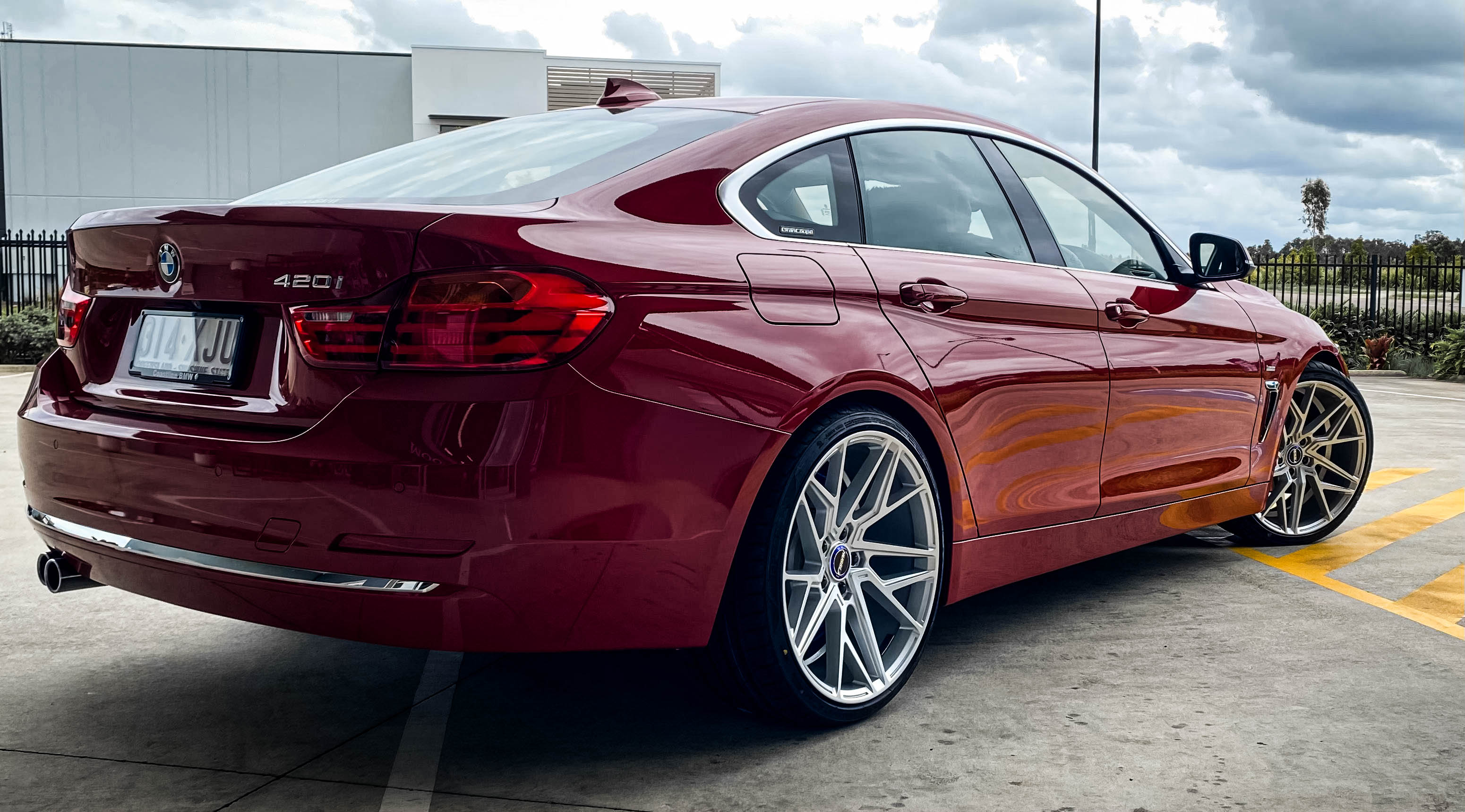 bmw 4 series hussla jacques bright silver wheel #14418