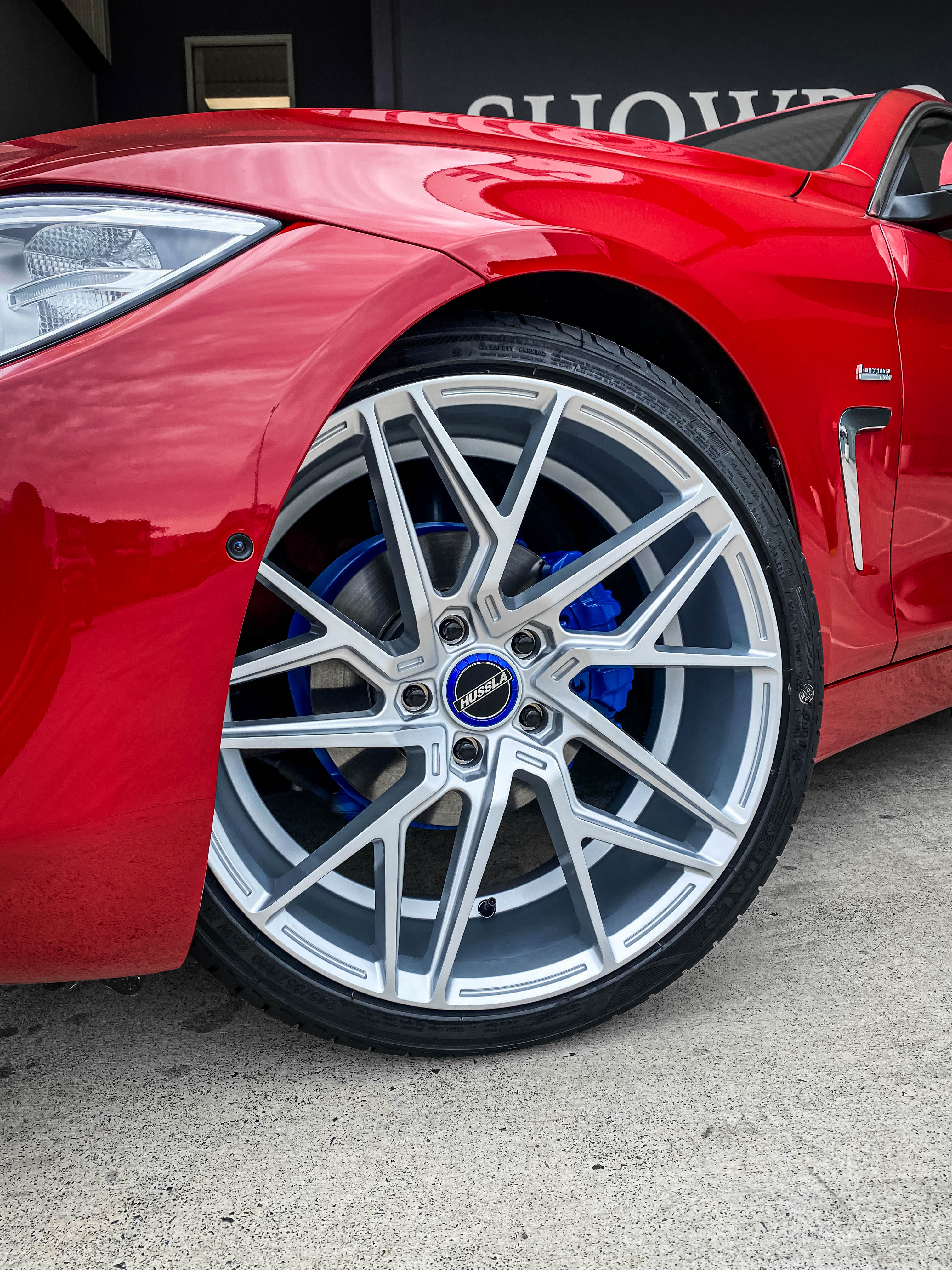 bmw 4 series hussla jacques bright silver wheel #14418