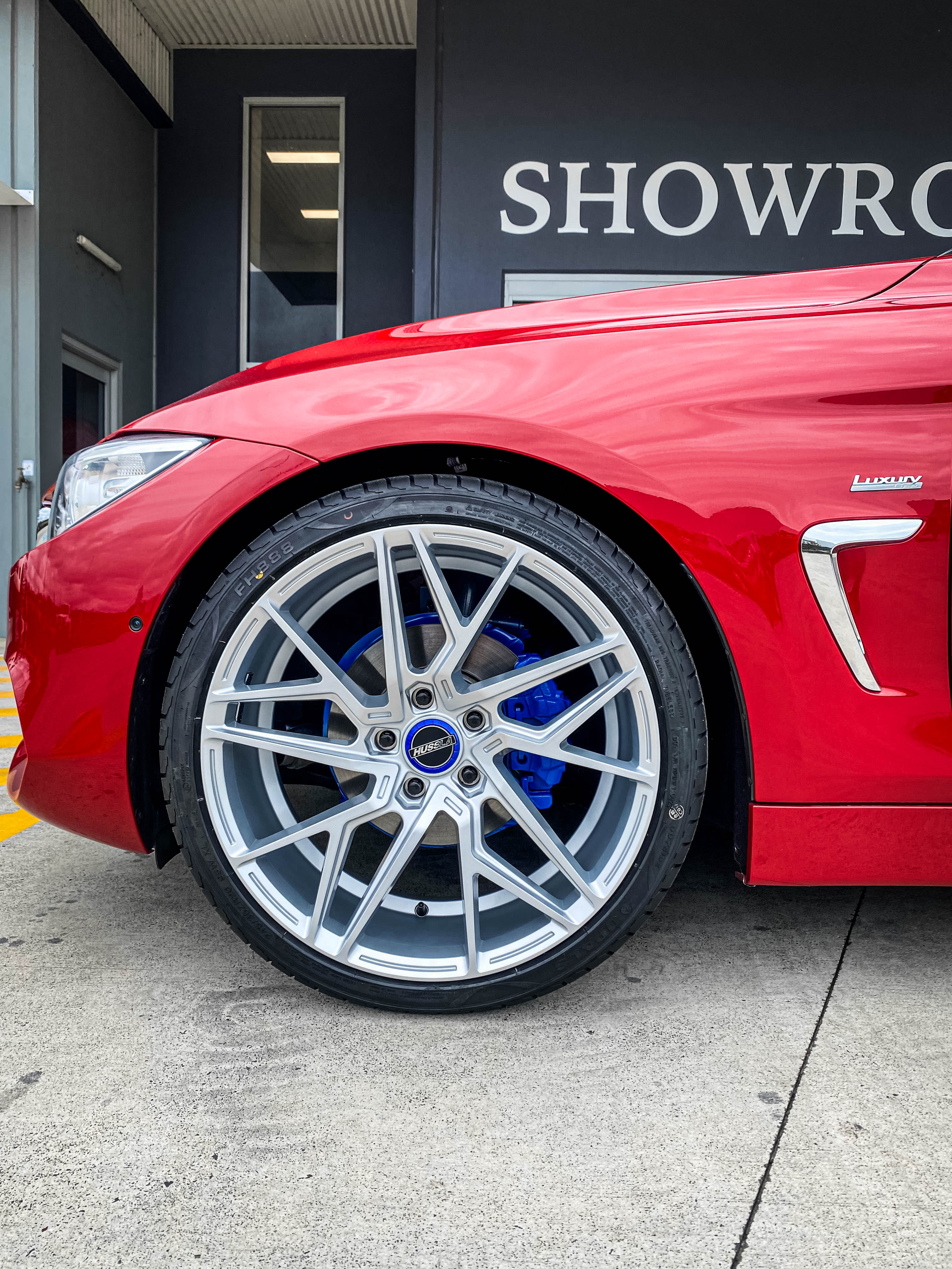 bmw 4 series hussla jacques bright silver wheel #14418
