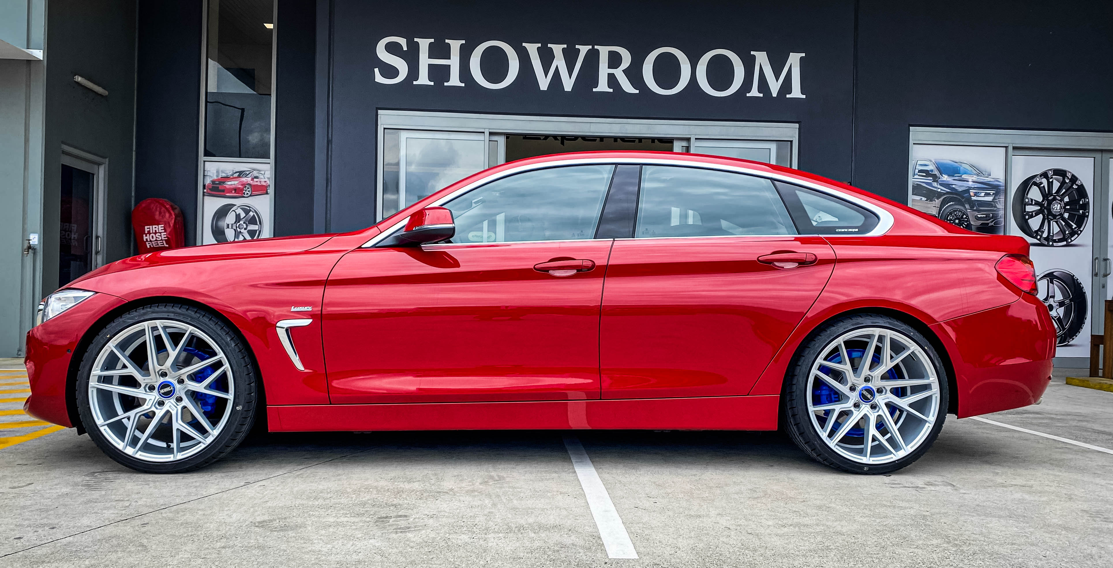 bmw 4 series hussla jacques bright silver wheel #14418