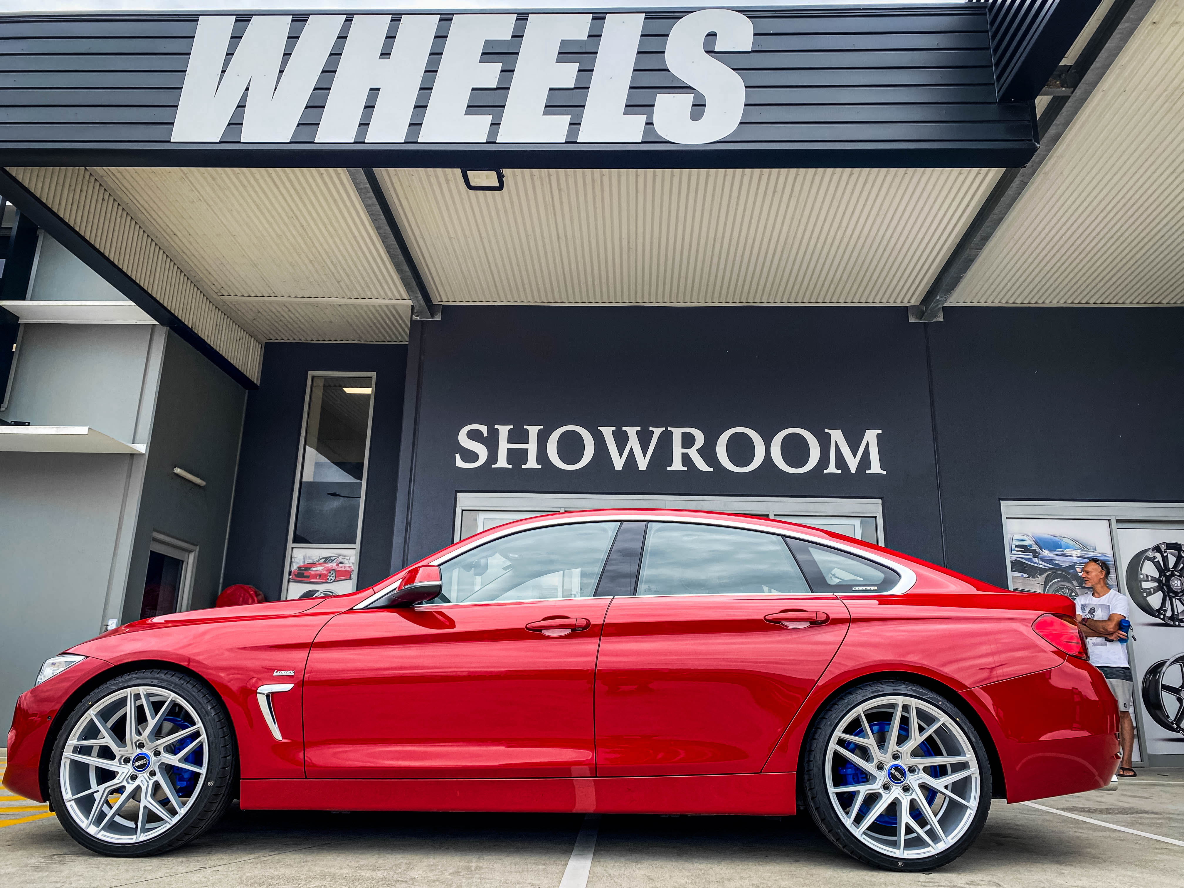 bmw 4 series hussla jacques bright silver wheel #14418