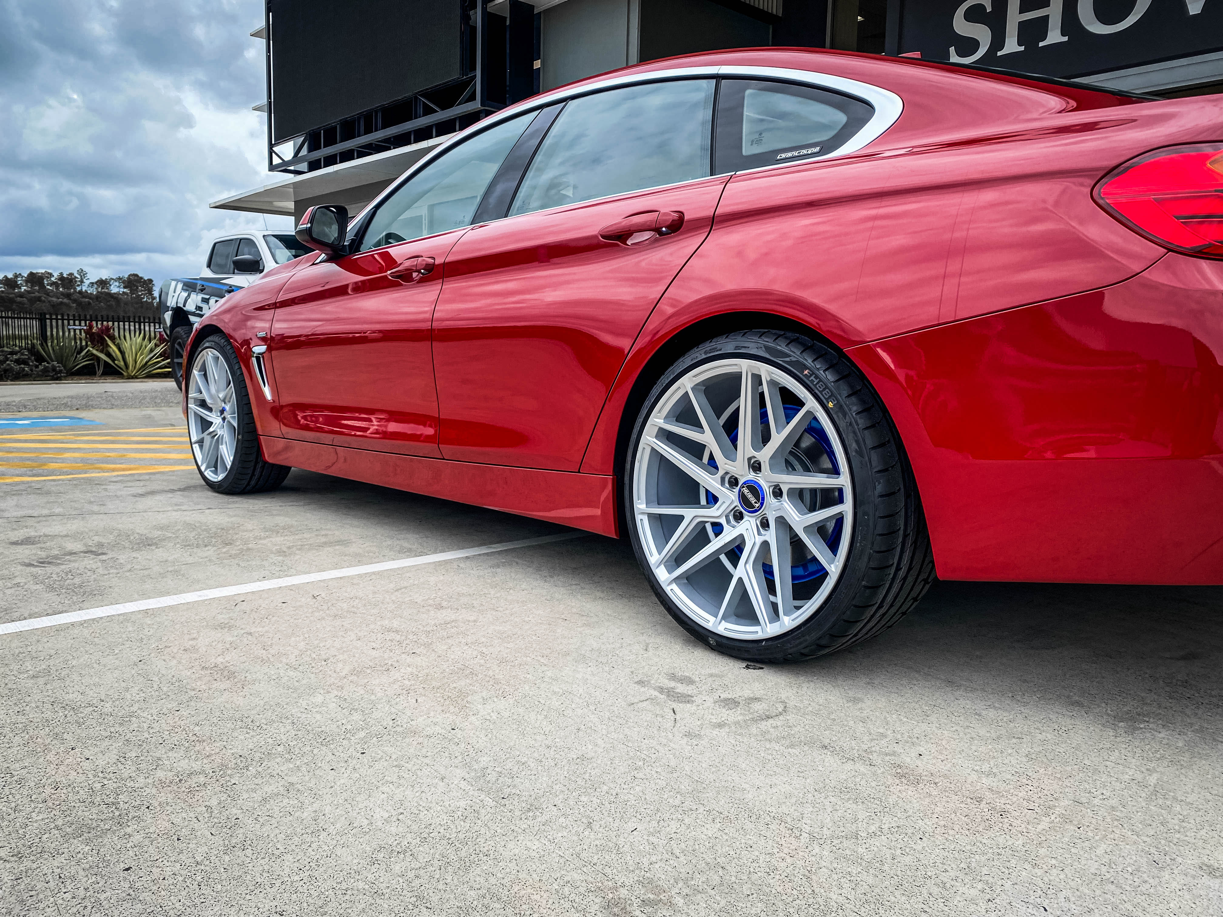 bmw 4 series hussla jacques bright silver wheel #14418