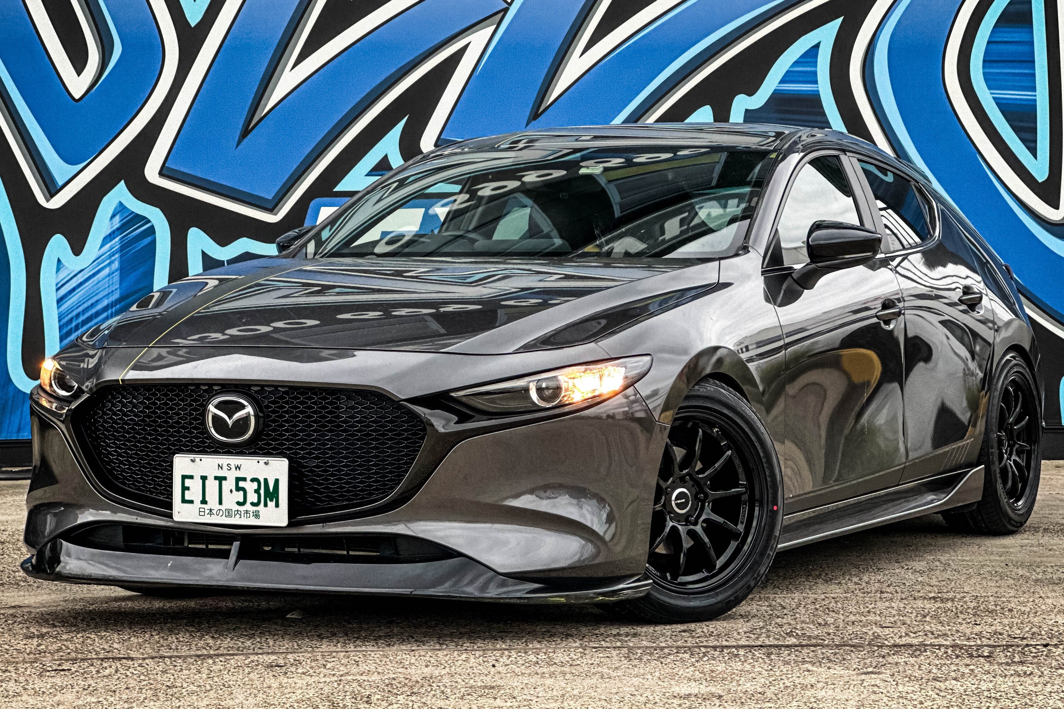 mazda 3 avid av-40 gloss black wheel #14467