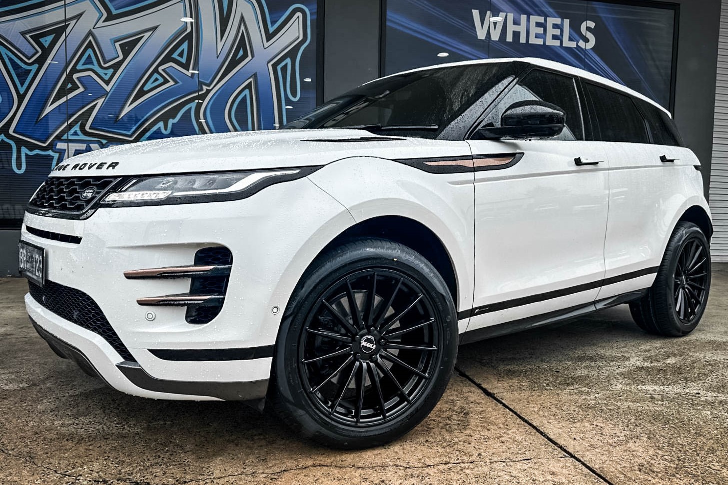 LAND ROVER RANGE ROVER HUSSLA BERLIN GLOSS BLACK Wheel #14487