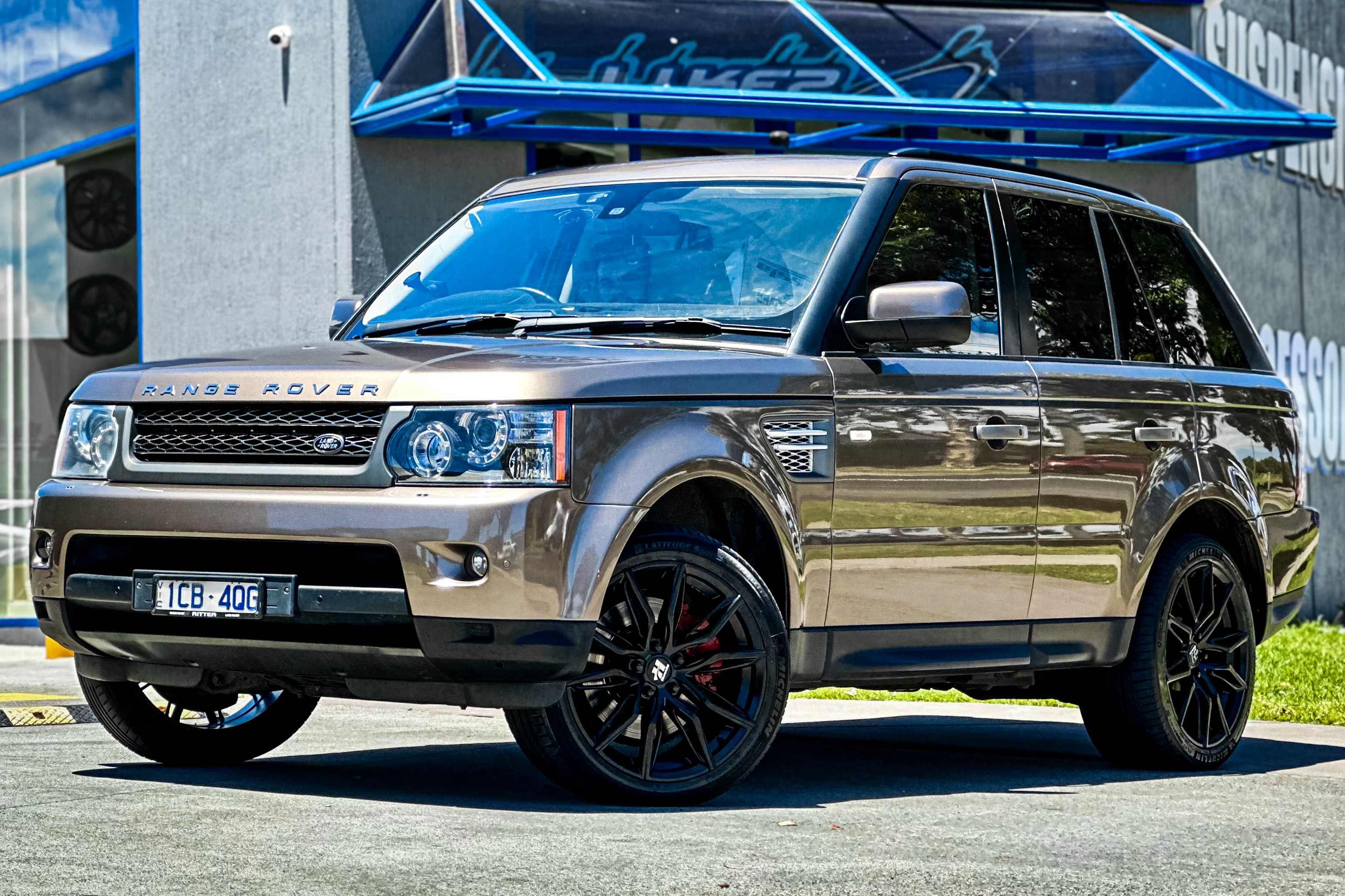 LAND ROVER RANGE ROVER HUSSLA MEDUSA MATTE BLACK Wheel #14490