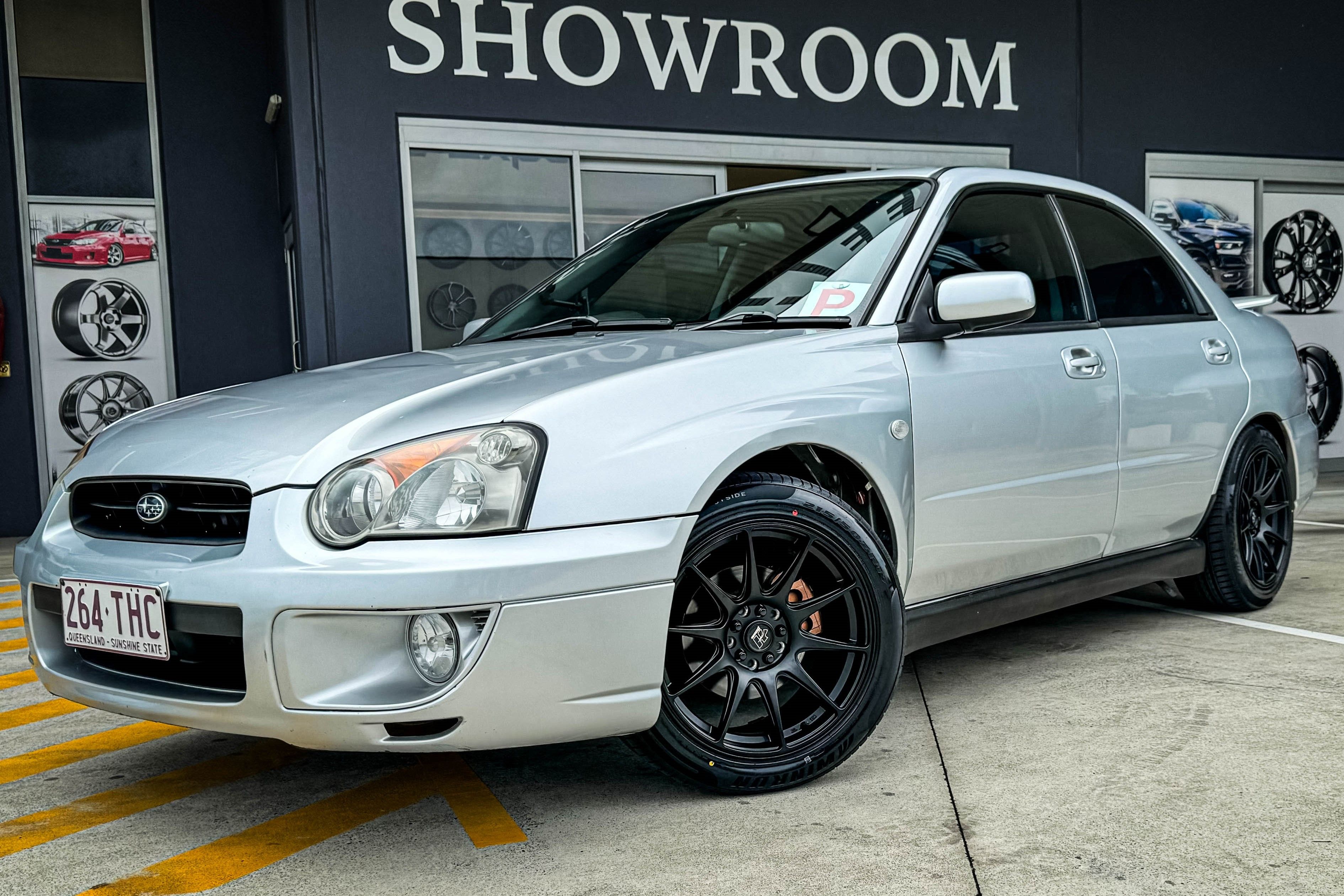 subaru forester hussla 027 matte black wheel #14687