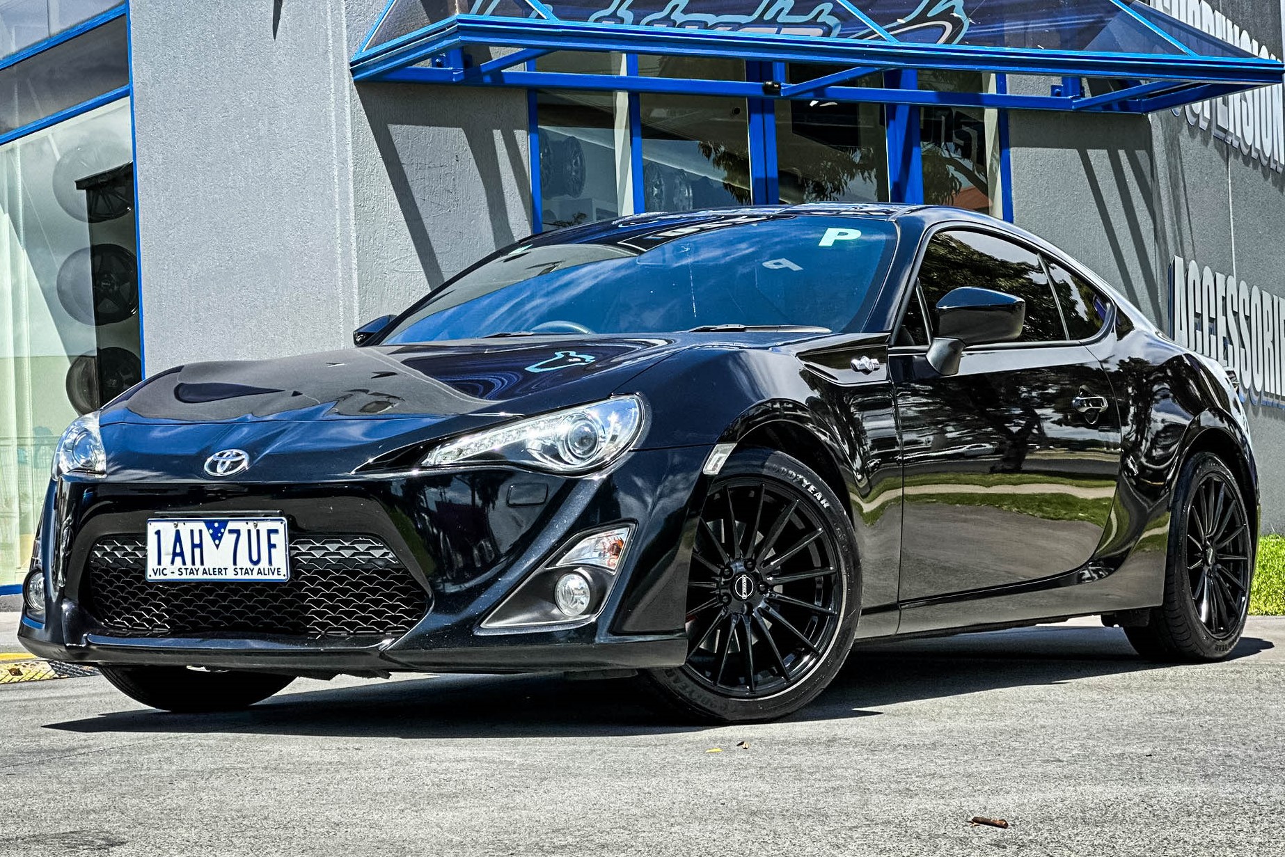 toyota 86 hussla berlin gloss black wheel #14688