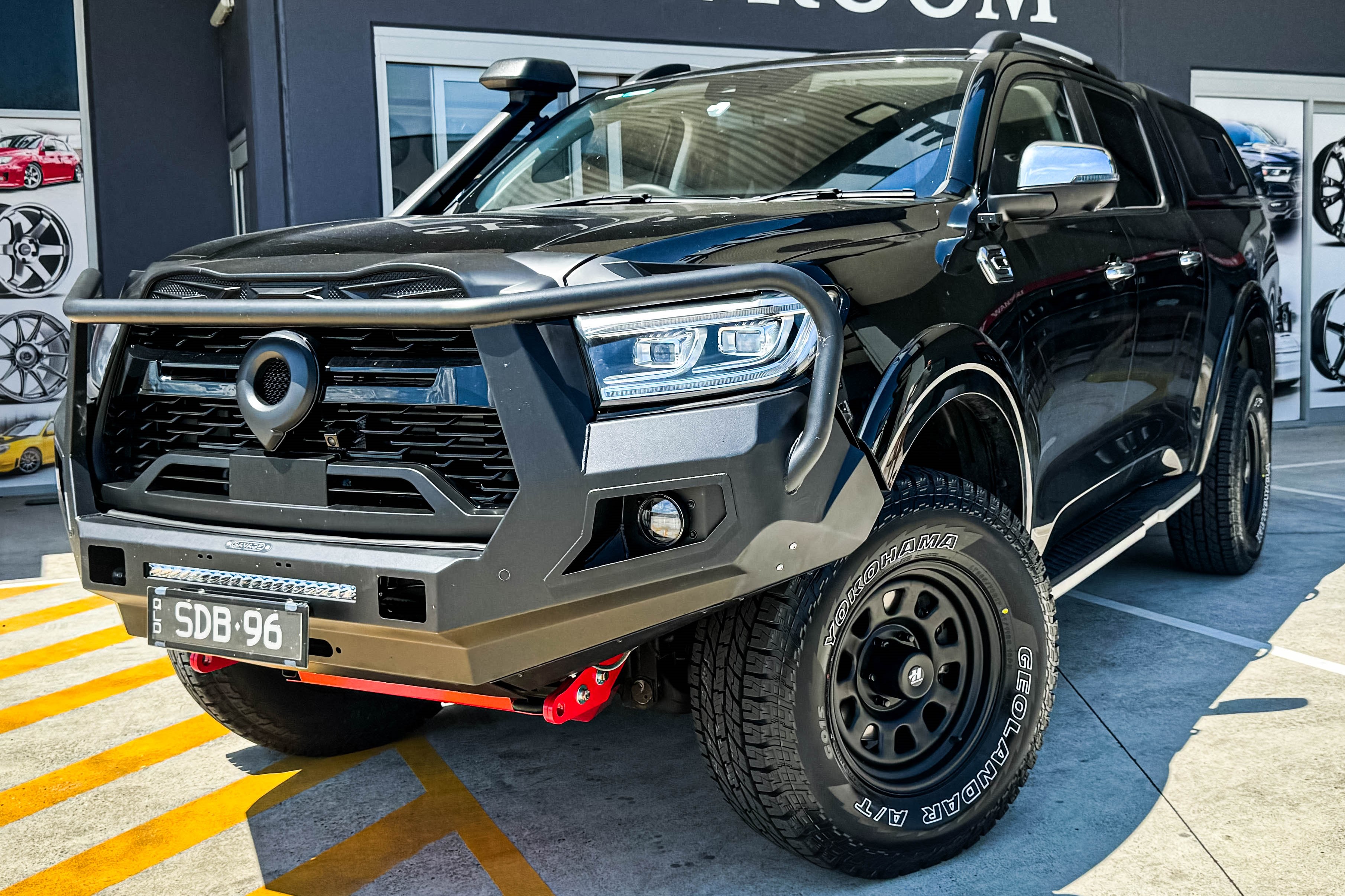 great wall cannon revolution steel wheel matte black wheel #14718
