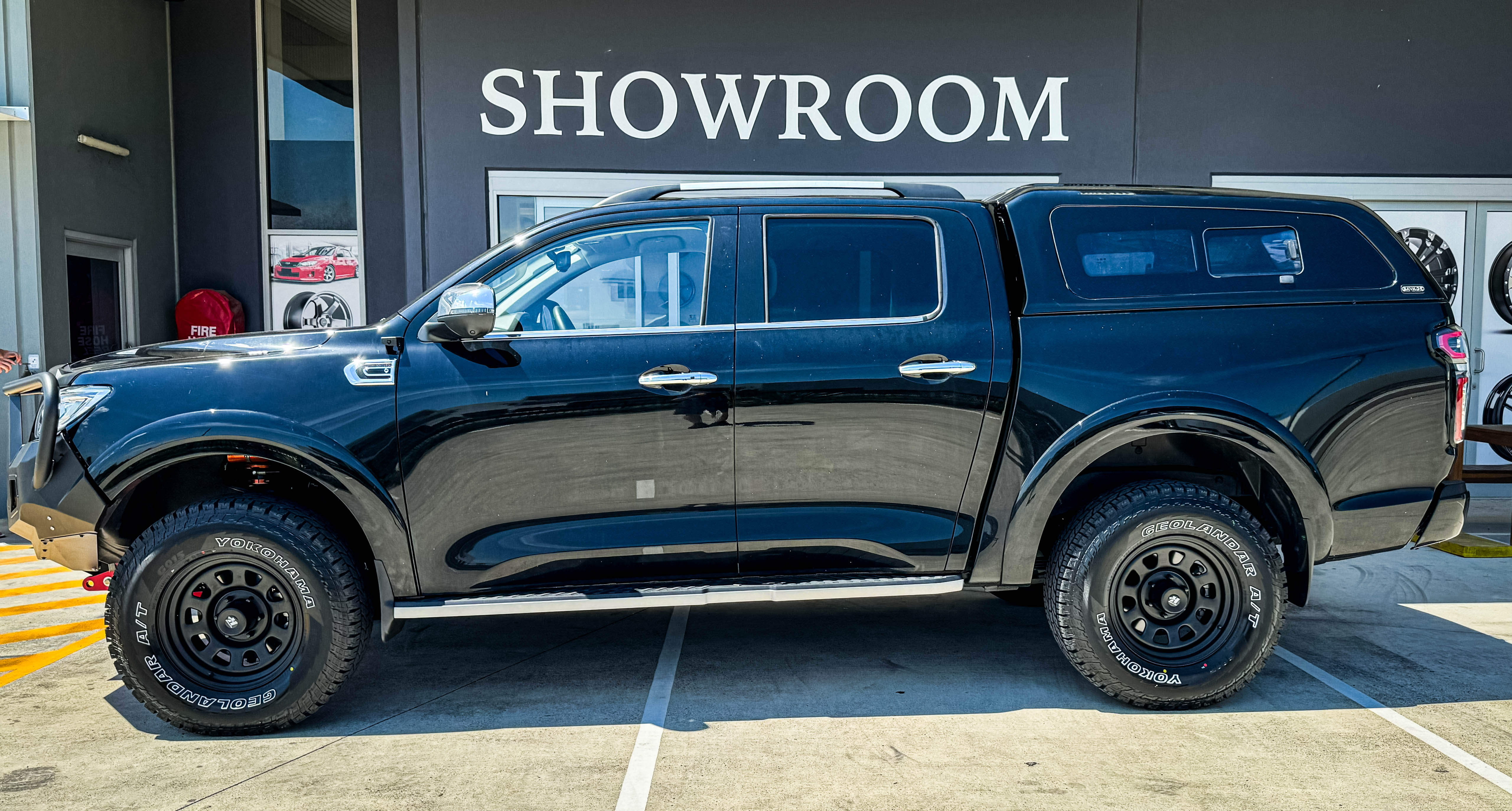 great wall cannon revolution steel wheel matte black wheel #14718