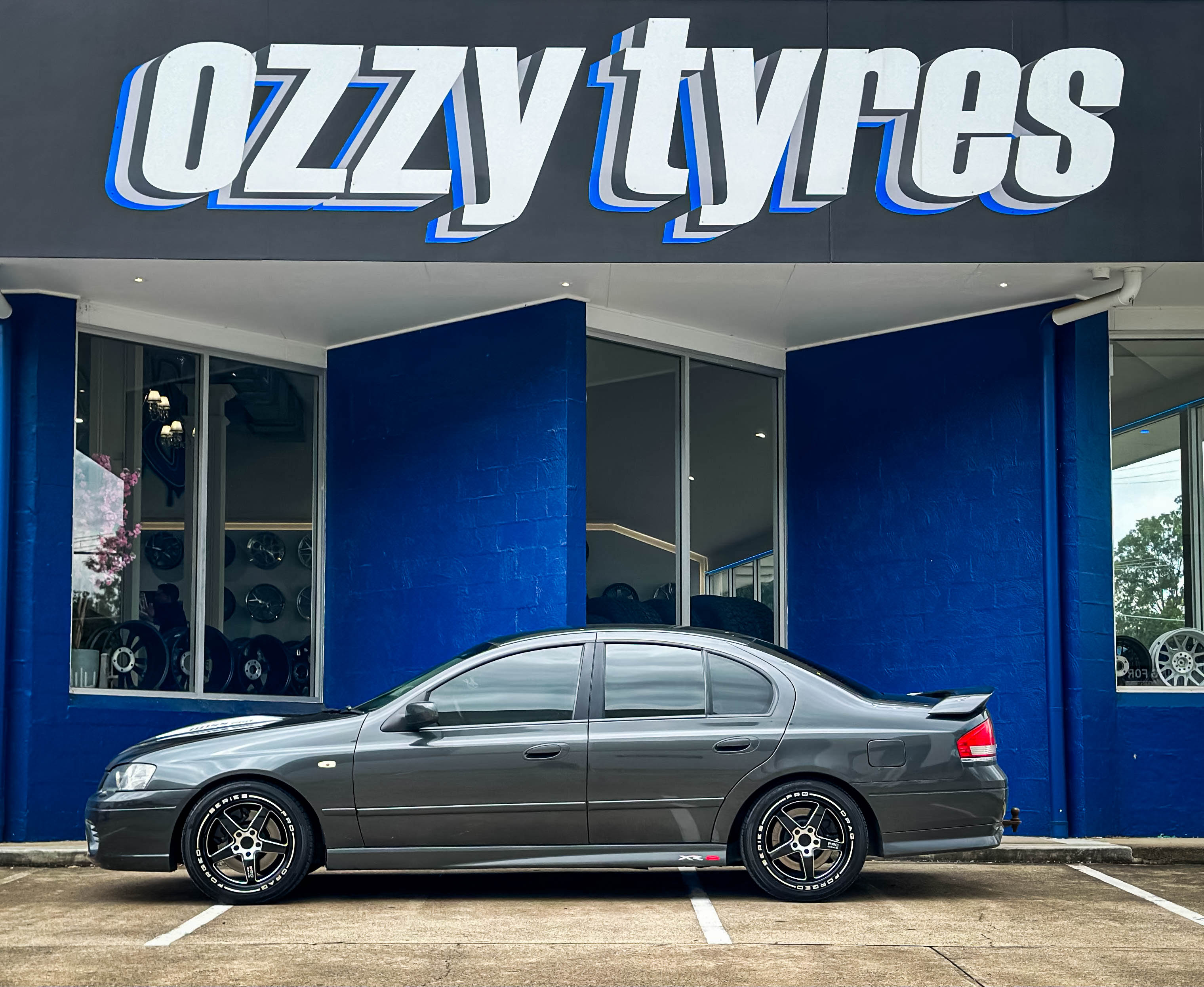 ford falcon pro drag pd1 black lip wheel #14781