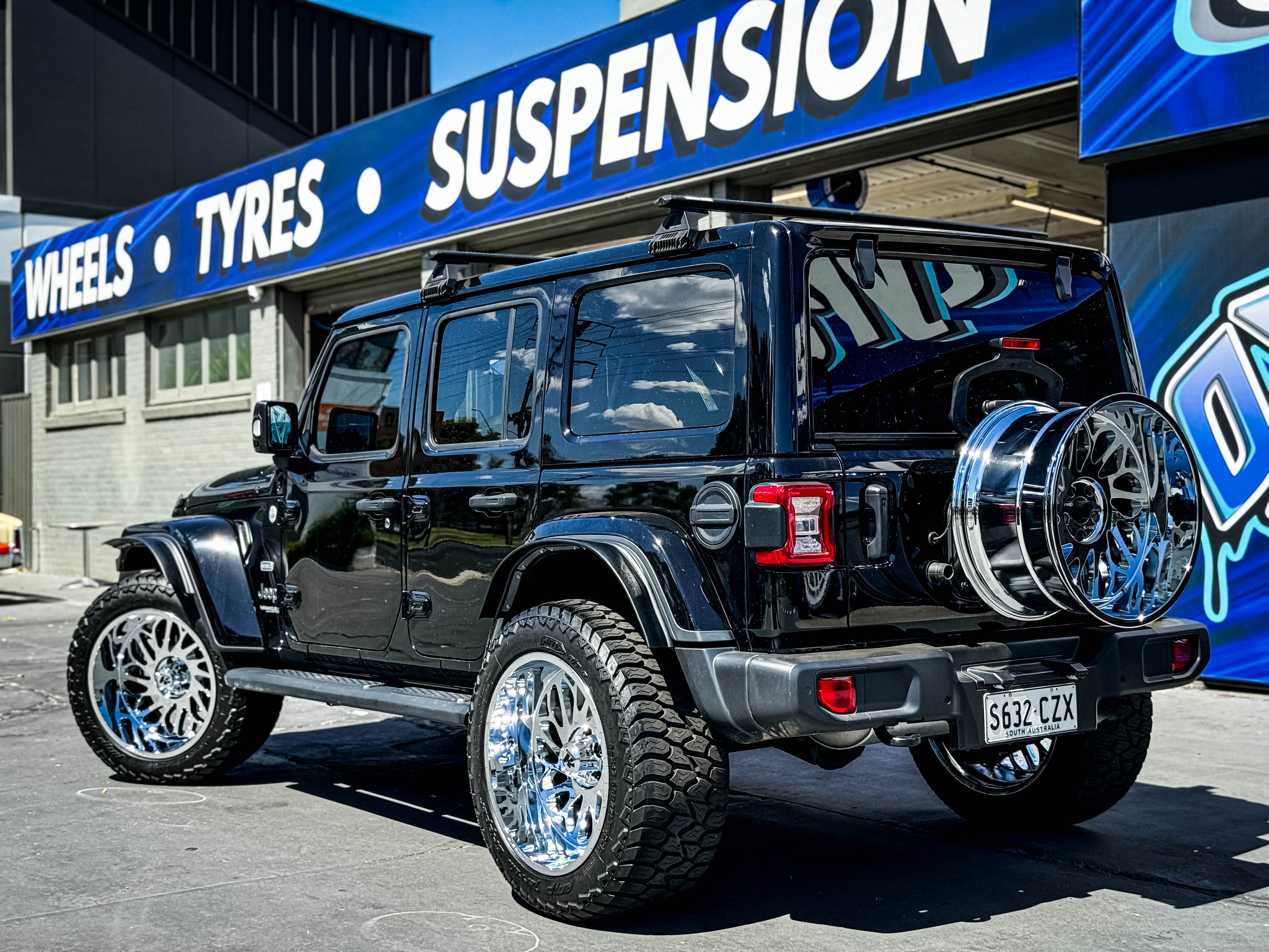 jeep wrangler hussla mac 10 chrome chrome wheel #14924