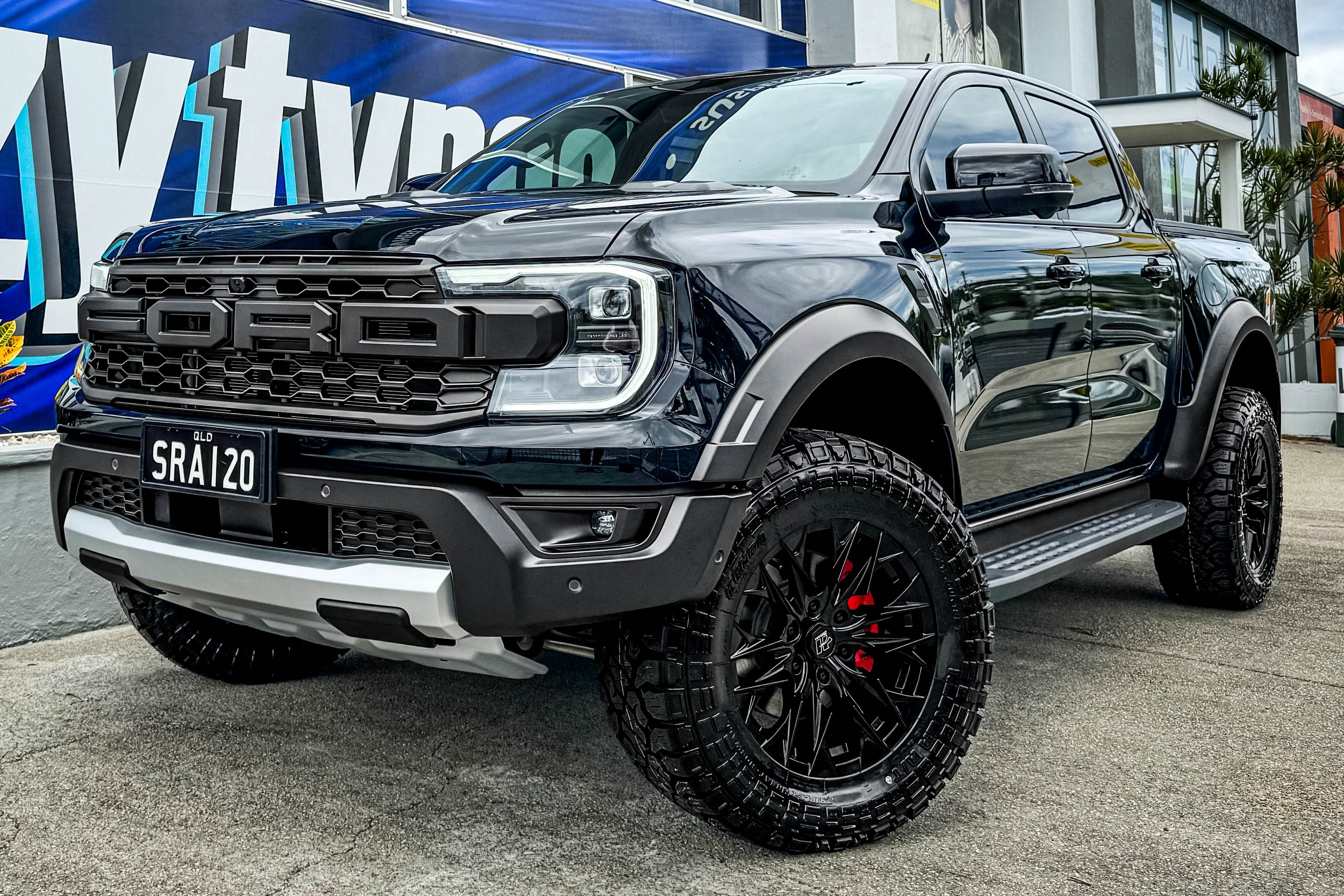 ford ranger next gen hussla phantom gloss black wheel #14941