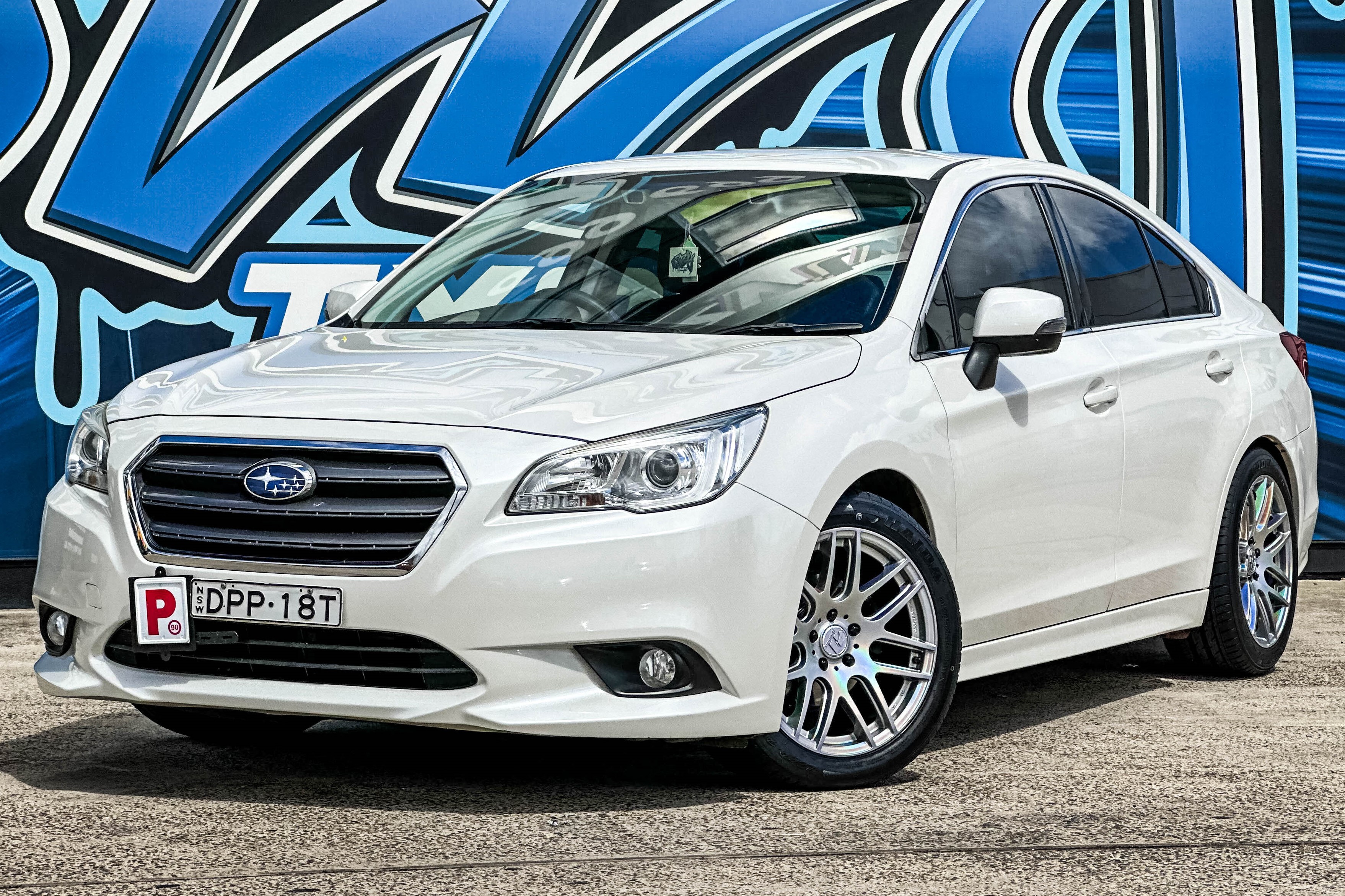 subaru liberty hussla euro cosmic pearl wheel #14953