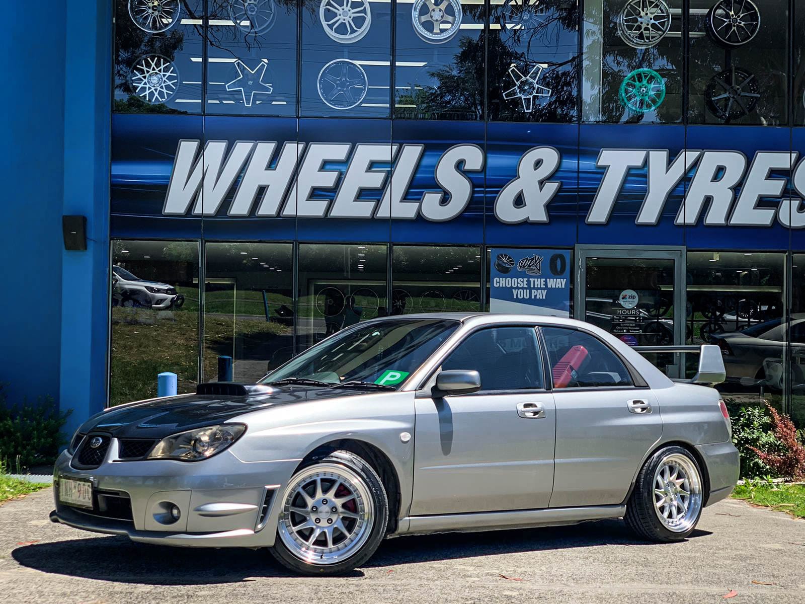 SUBARU WRX AVID AV-56 MACHINED SILVER #1501