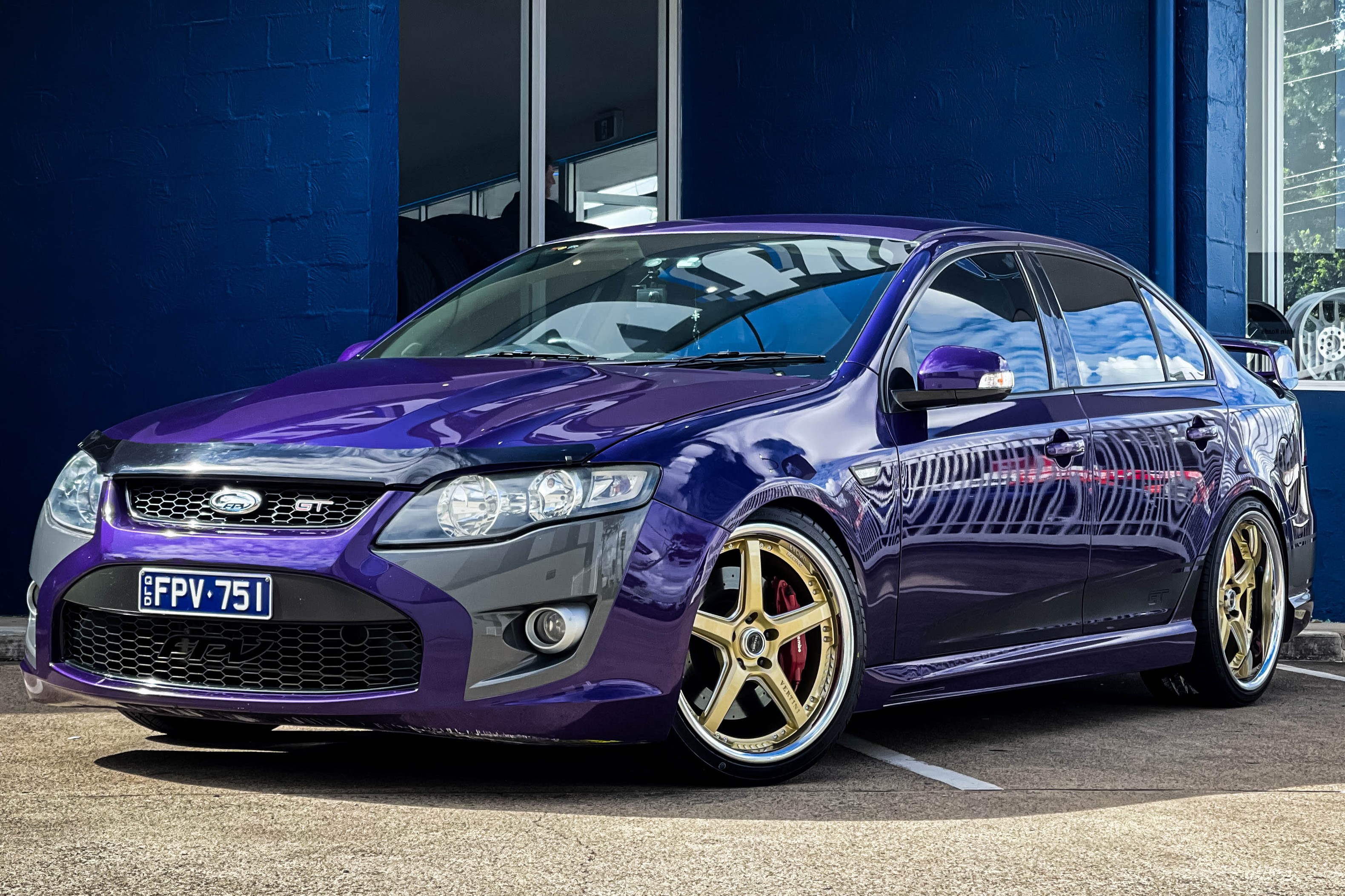 fpv gt series vertini drift gold chrome lip wheel #15108