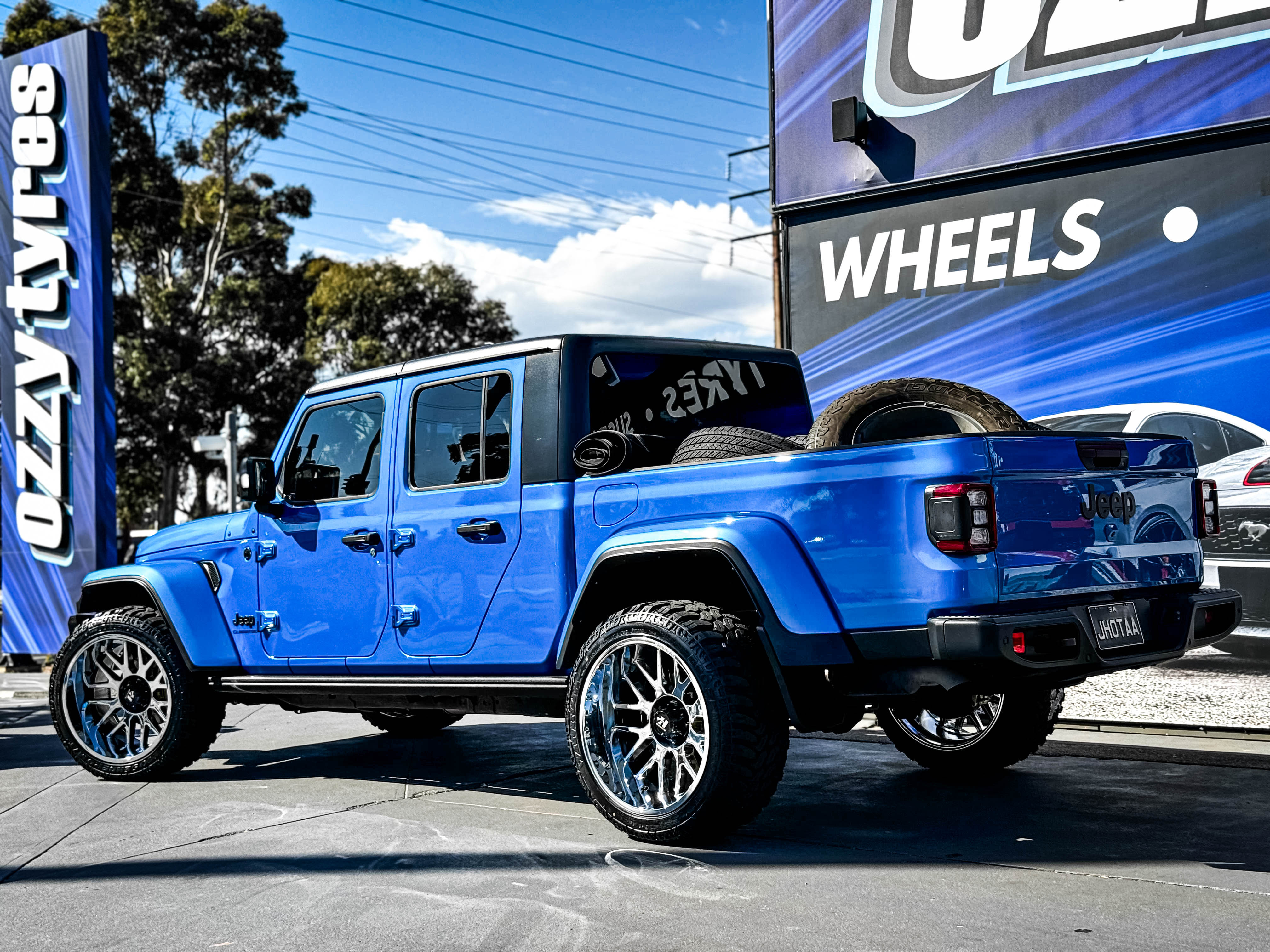 jeep gladiator hussla troop chrome chrome wheel #15135