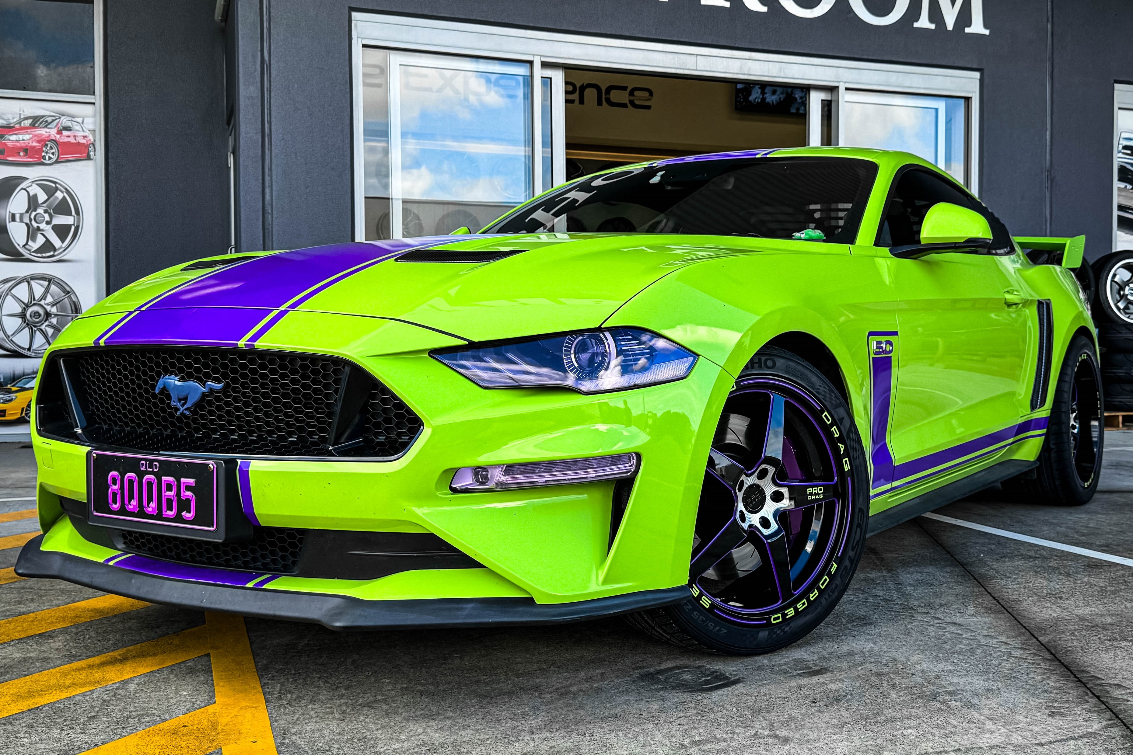 FORD MUSTANG PRO DRAG PD1 BLACK LIP Wheel #15188