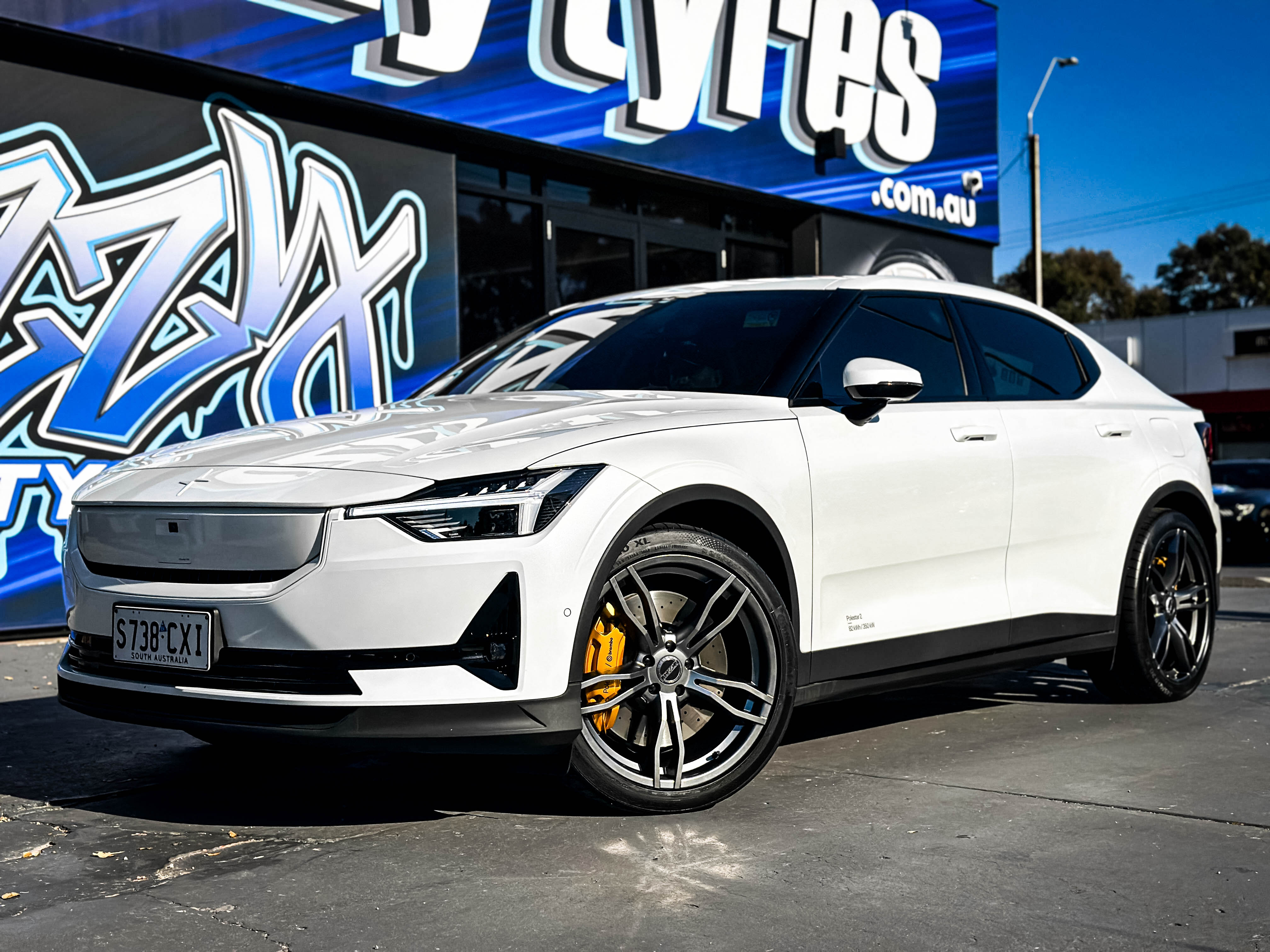 polestar polestar 2 hussla all star hyper black wheel #15214