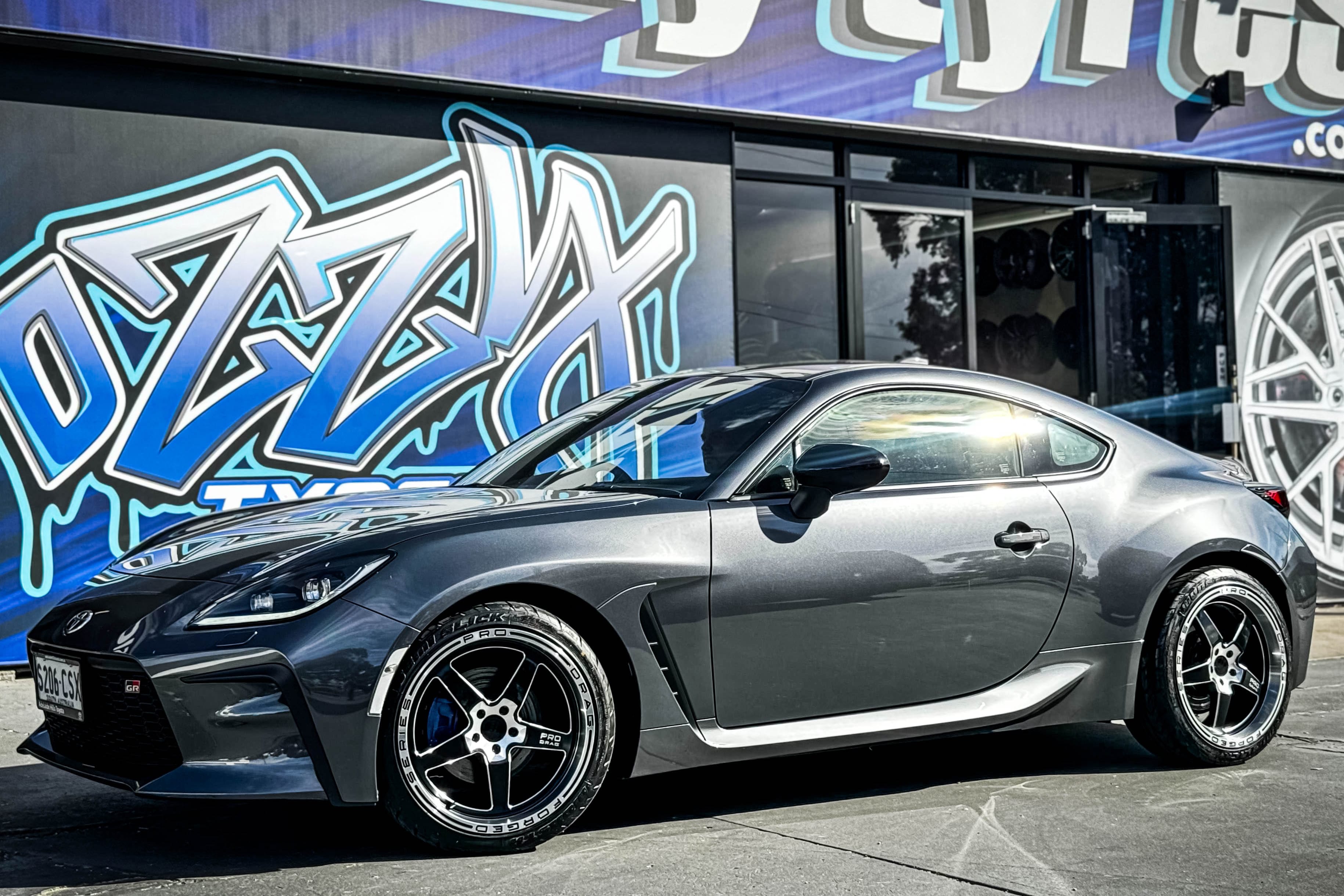 toyota 86 pro drag pd1 machined lip wheel #15241