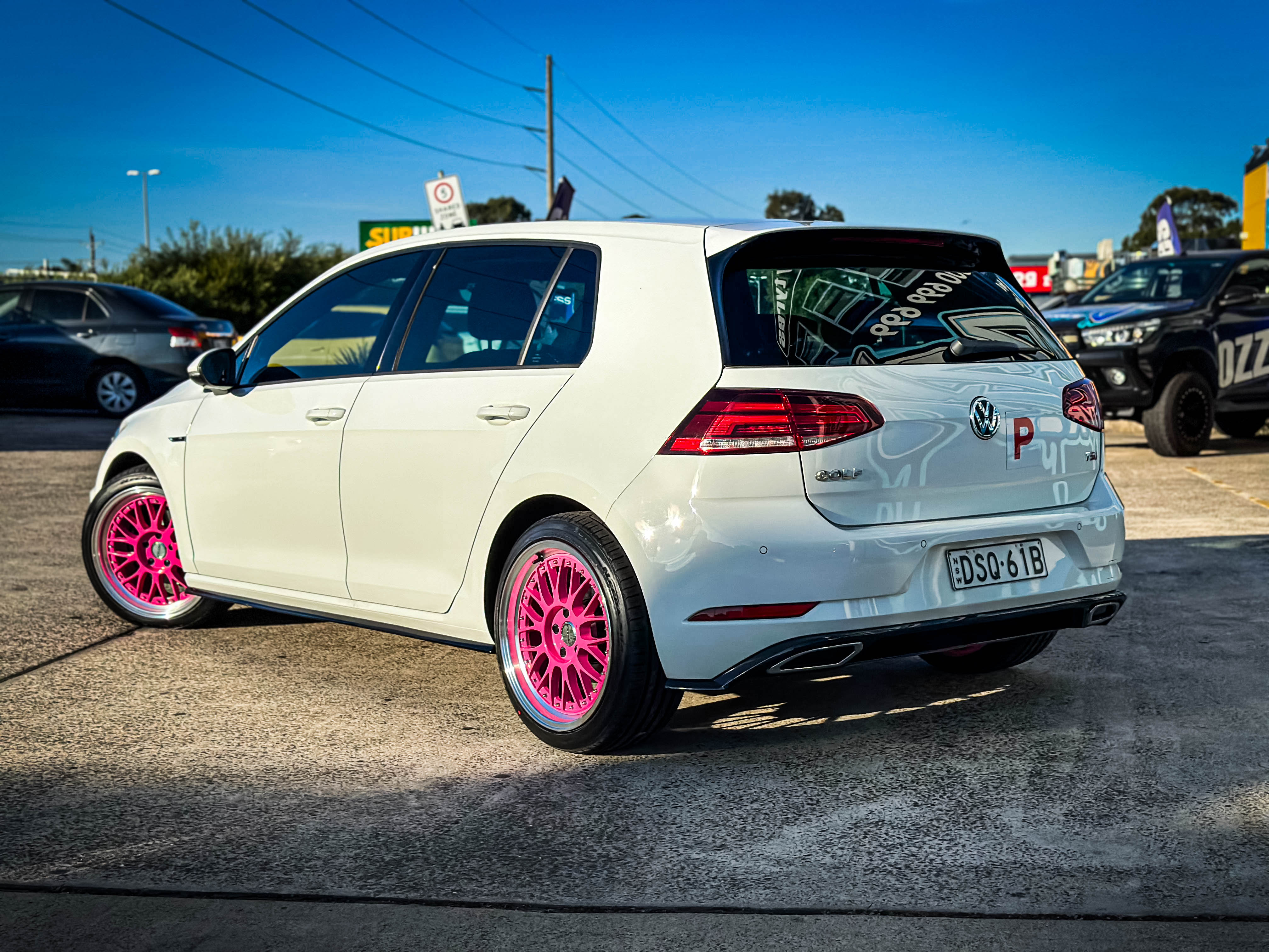 Gti Pink Rims