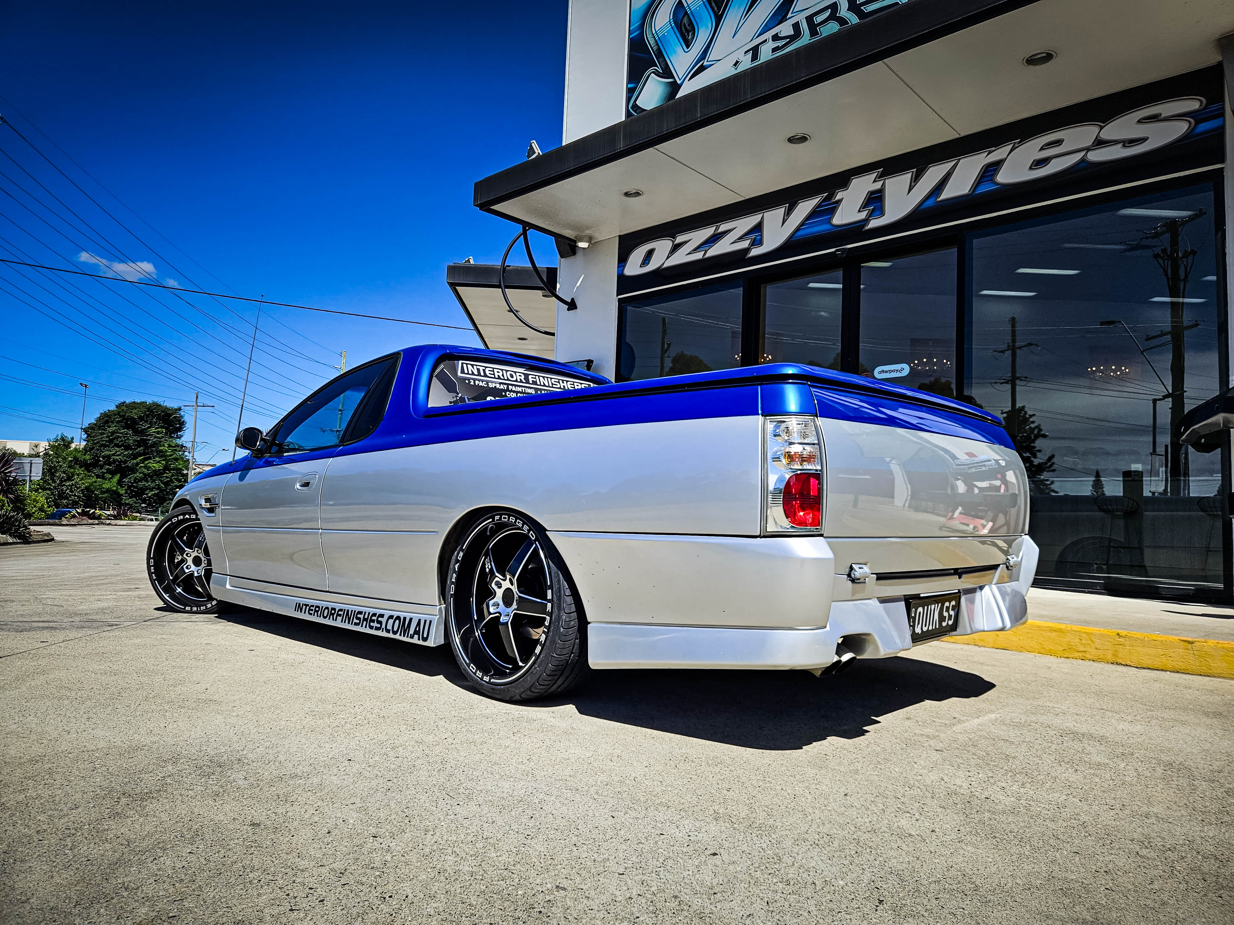 holden commodore pro drag pd1 black lip wheel #15301