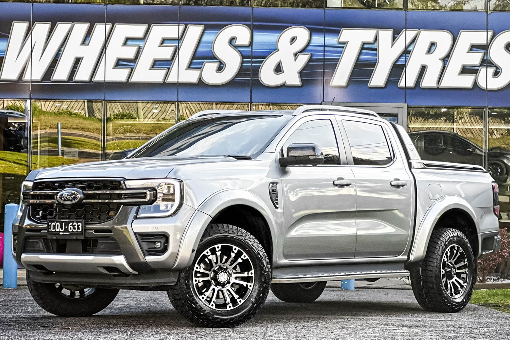 ford ranger hussla ambush machined face wheel #15519