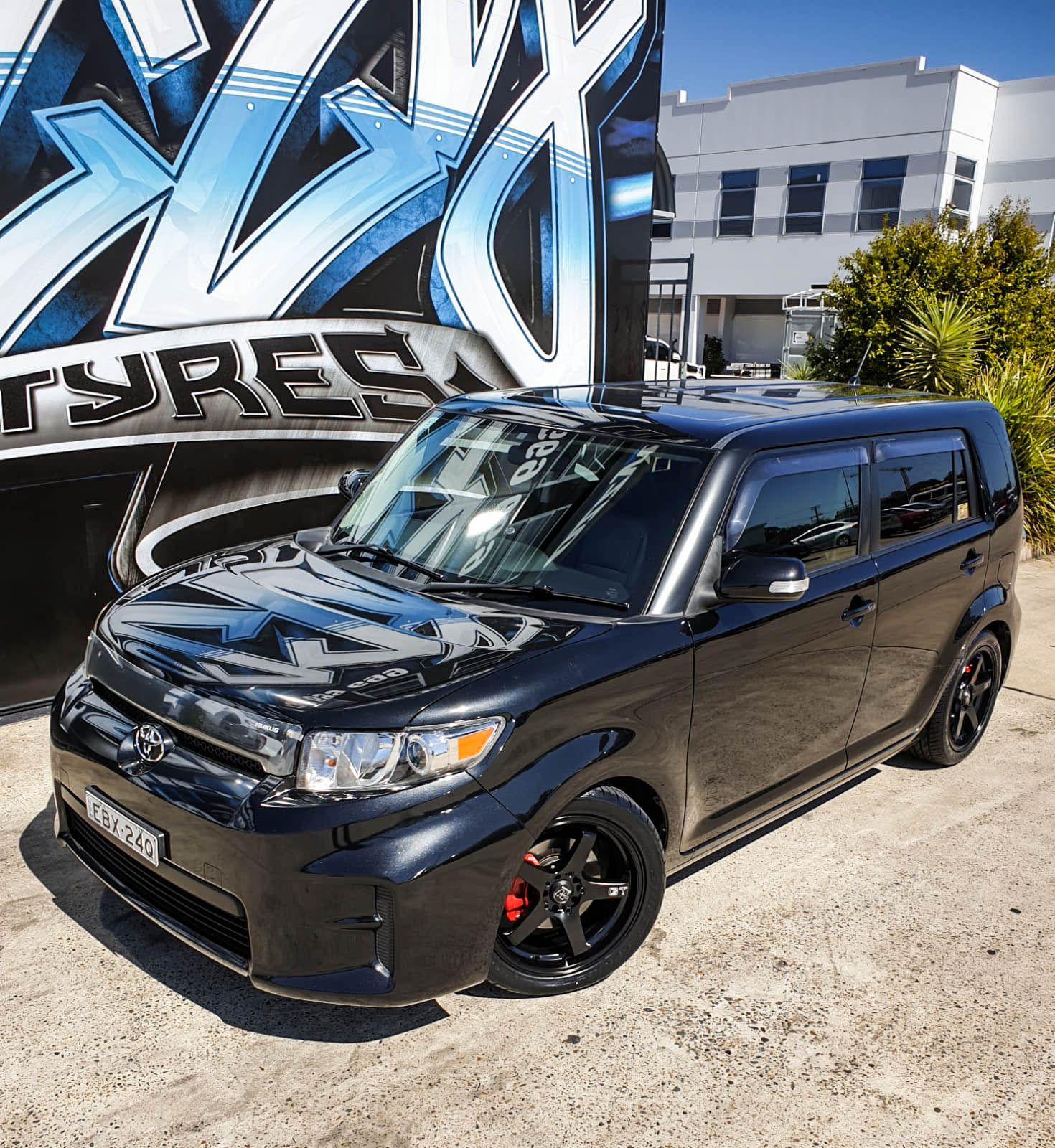 TOYOTA RUKUS HUSSLA GT FULL MATTE BLACK #1555