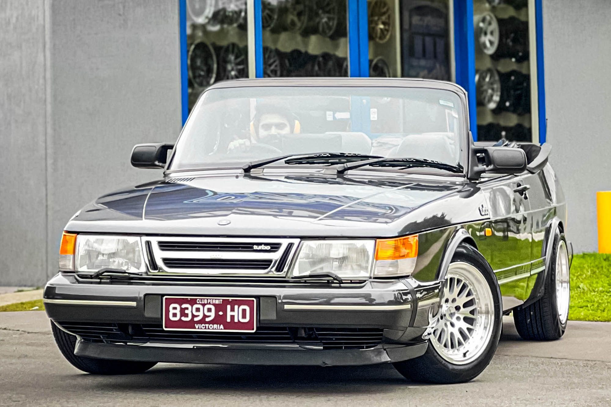 saab 900 avid av-12 machined wheel #15549