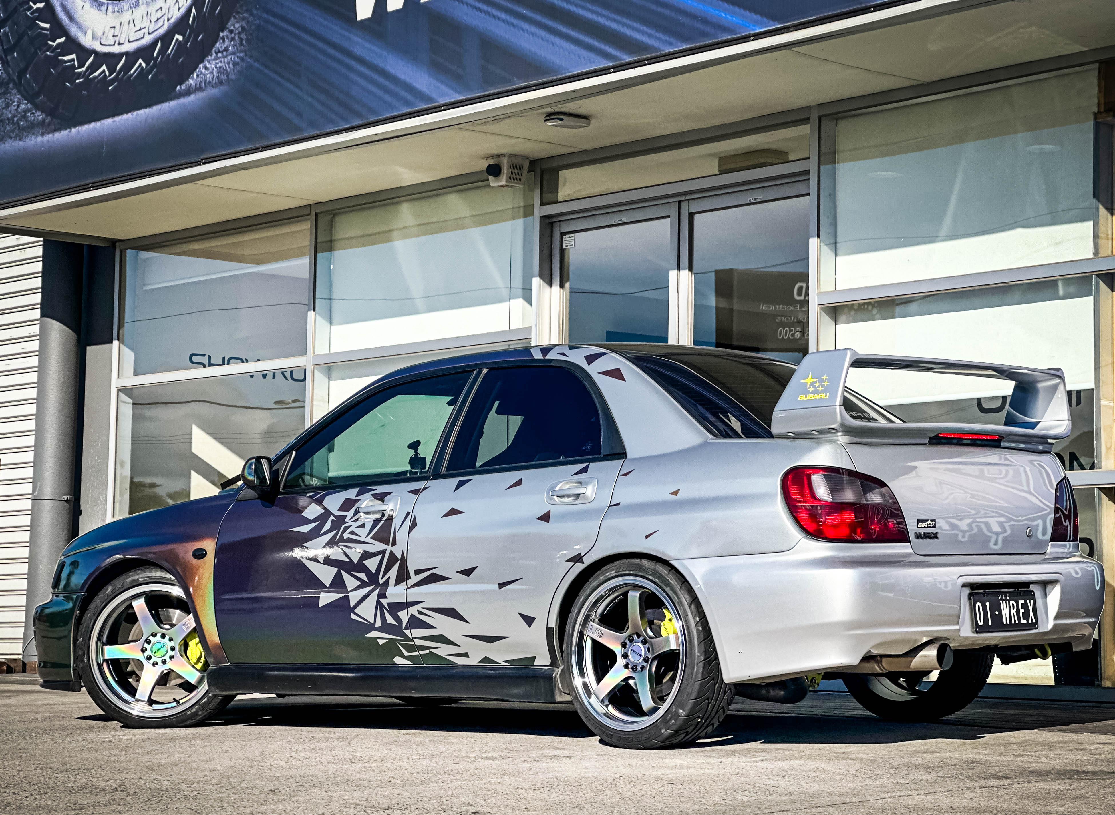 subaru wrx hussla gt cosmic pearl wheel #15552