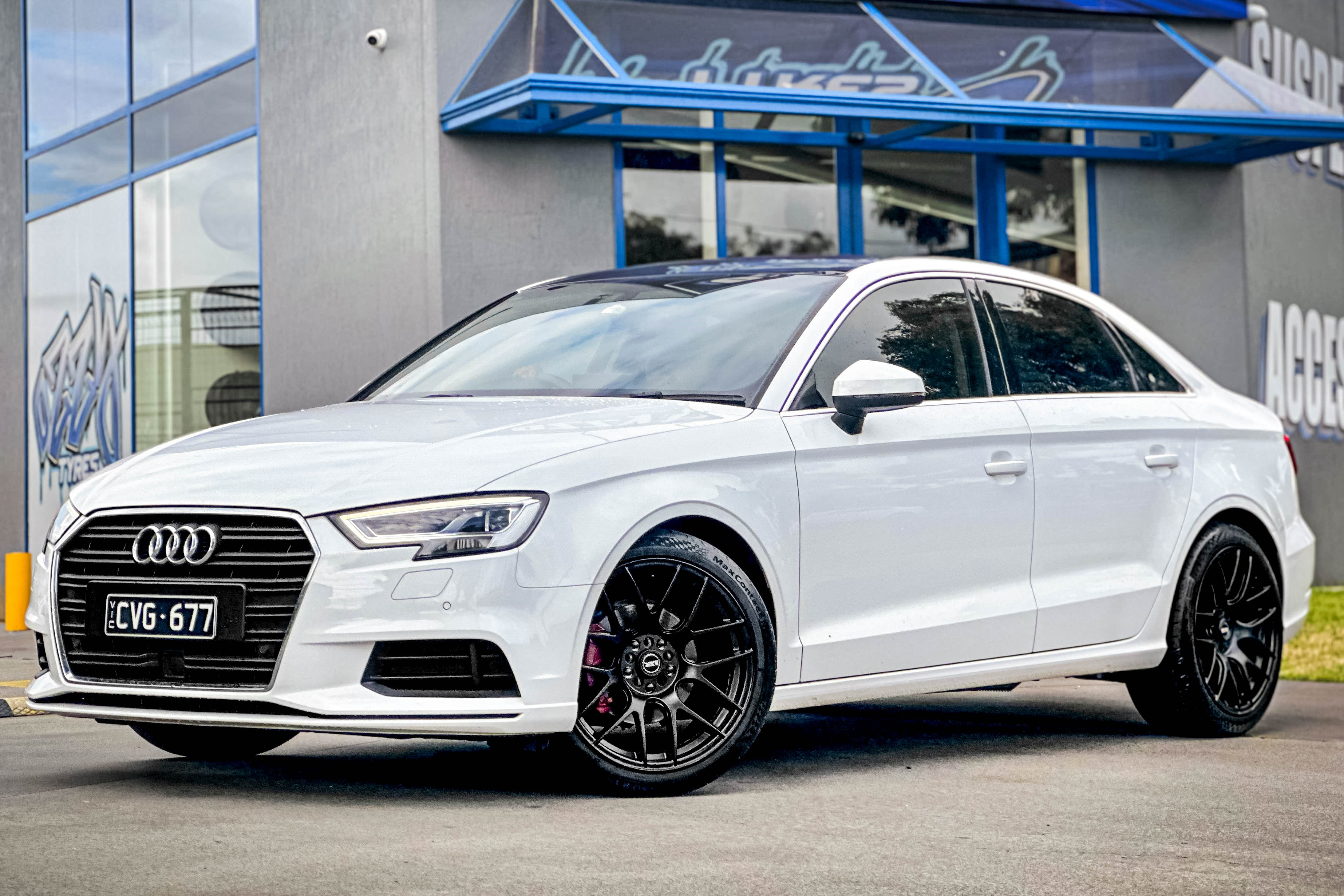 audi a3 xxr 530 matte black wheel #15588