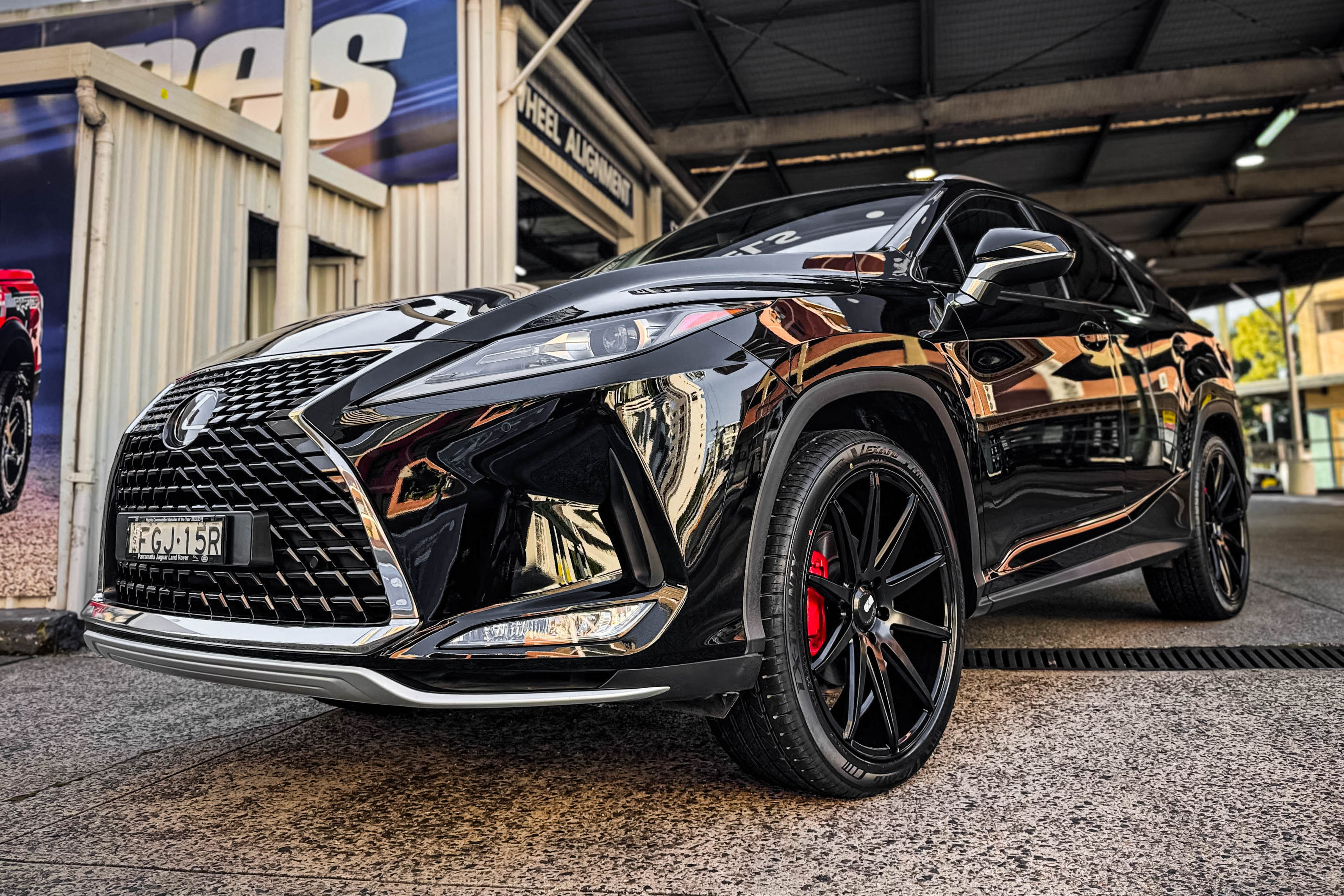 lexus rx xo sydney matte black wheel #15785