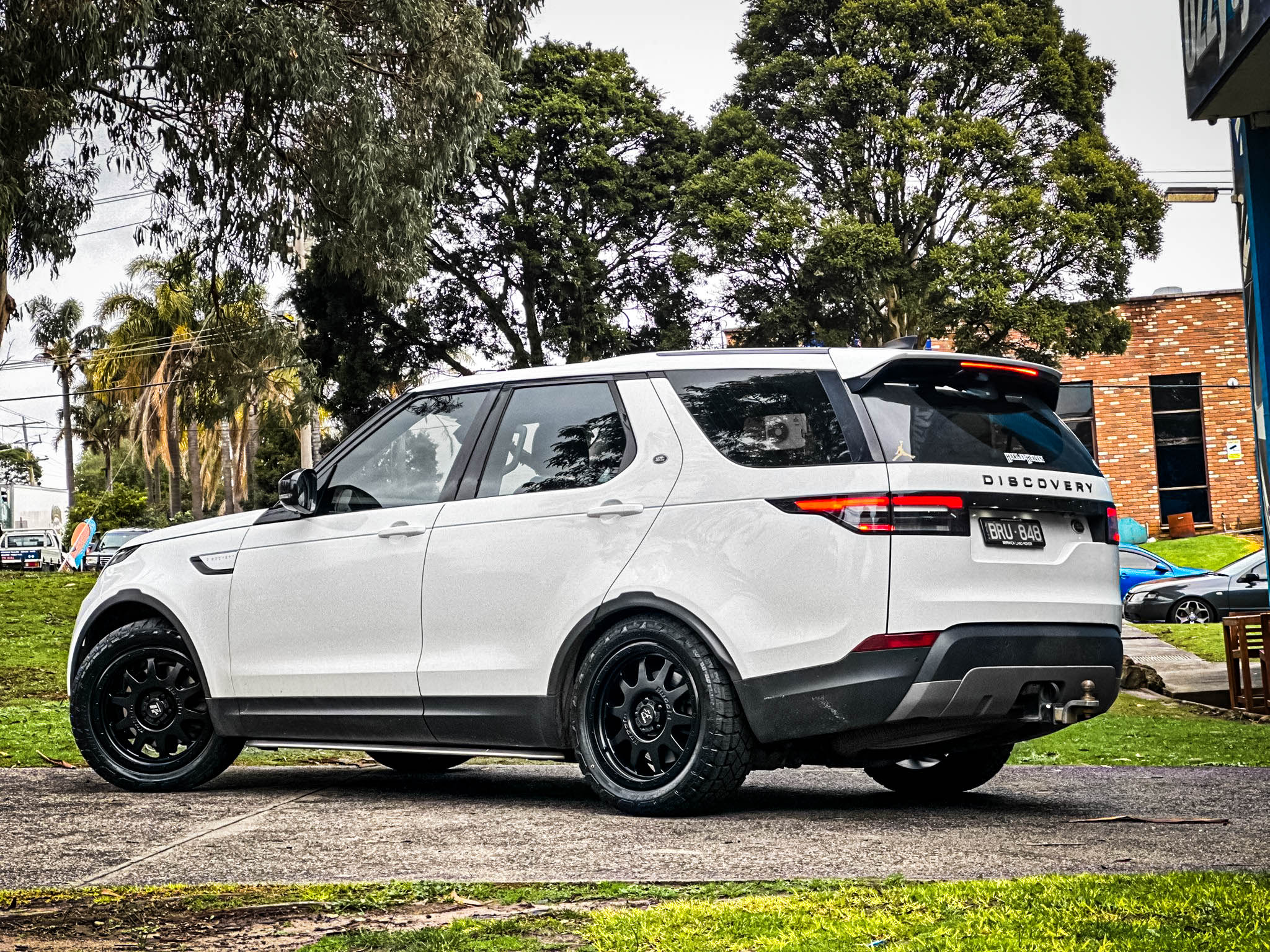 land rover discovery hussla raptor matte black wheel #15895