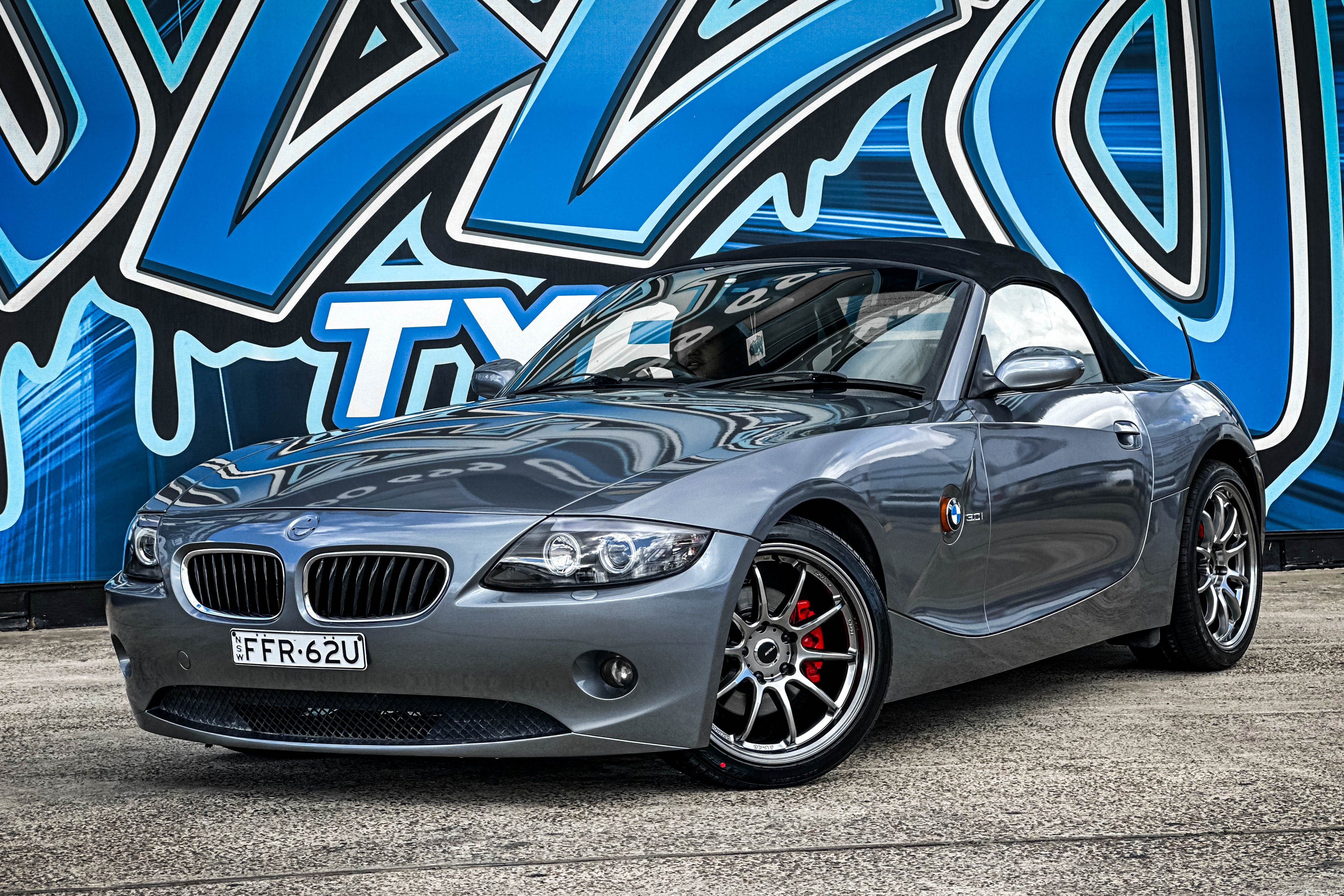 bmw z4 avid av-06 hyper black wheel #16003