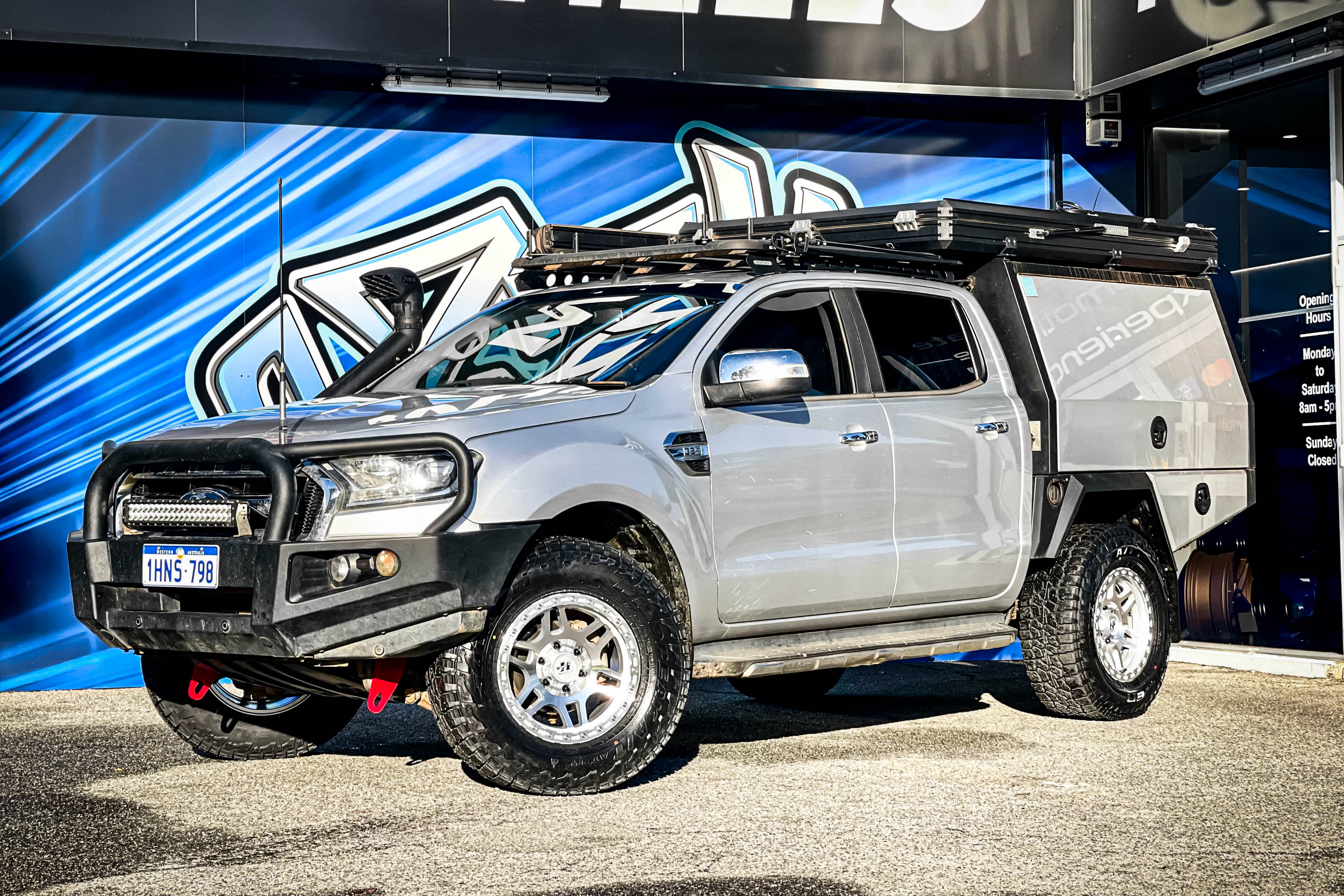 ford ranger hussla terror diamond cut machined wheel #16008