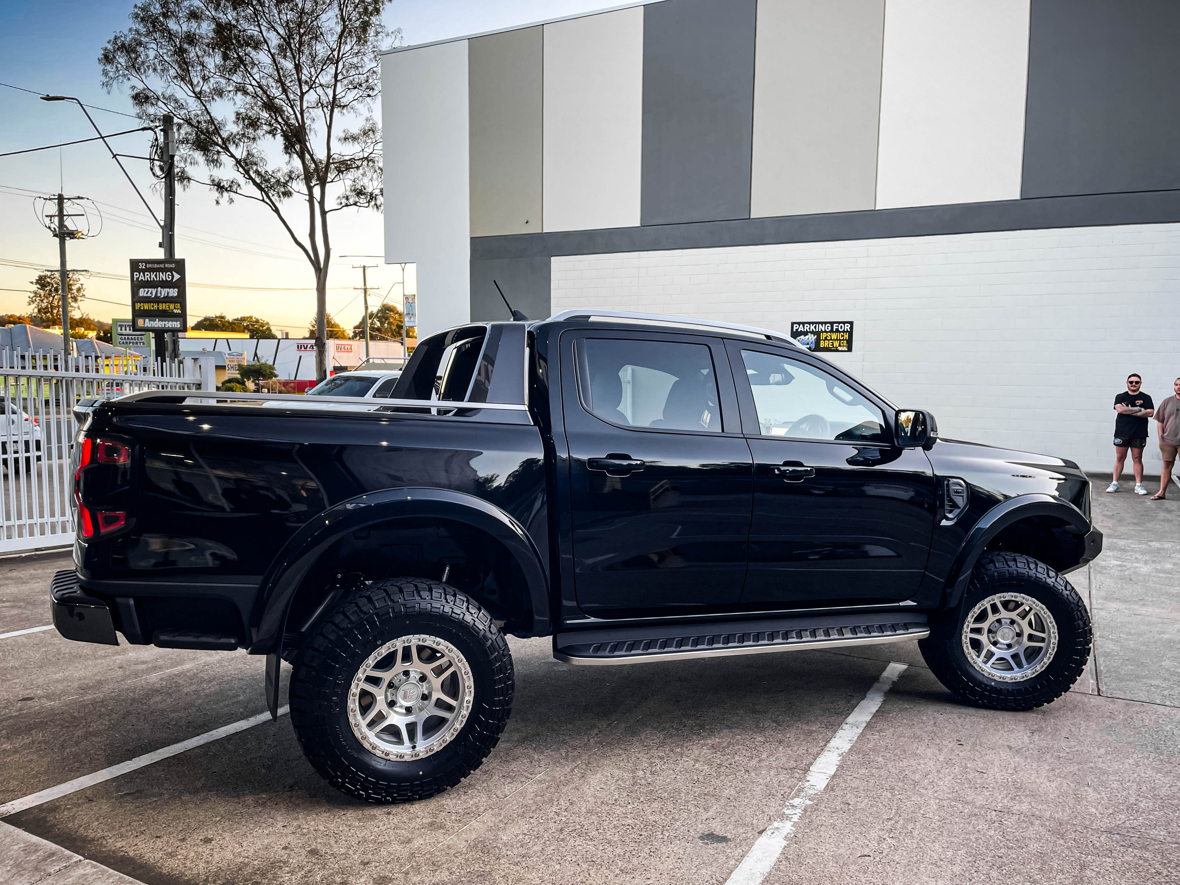 ford ranger hussla terror diamond cut machined wheel #16064