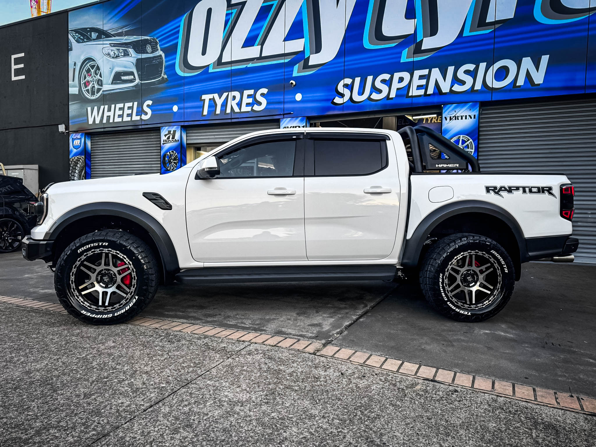 ford ranger raptor hussla terror machined wheel #16066