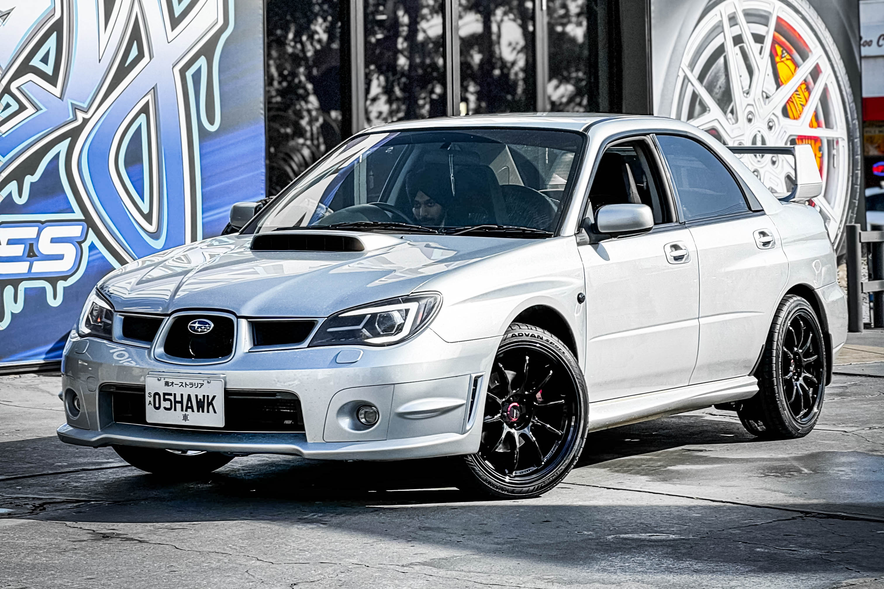 SUBARU WRX AVID AV-40 GLOSS BLACK Wheel #16091