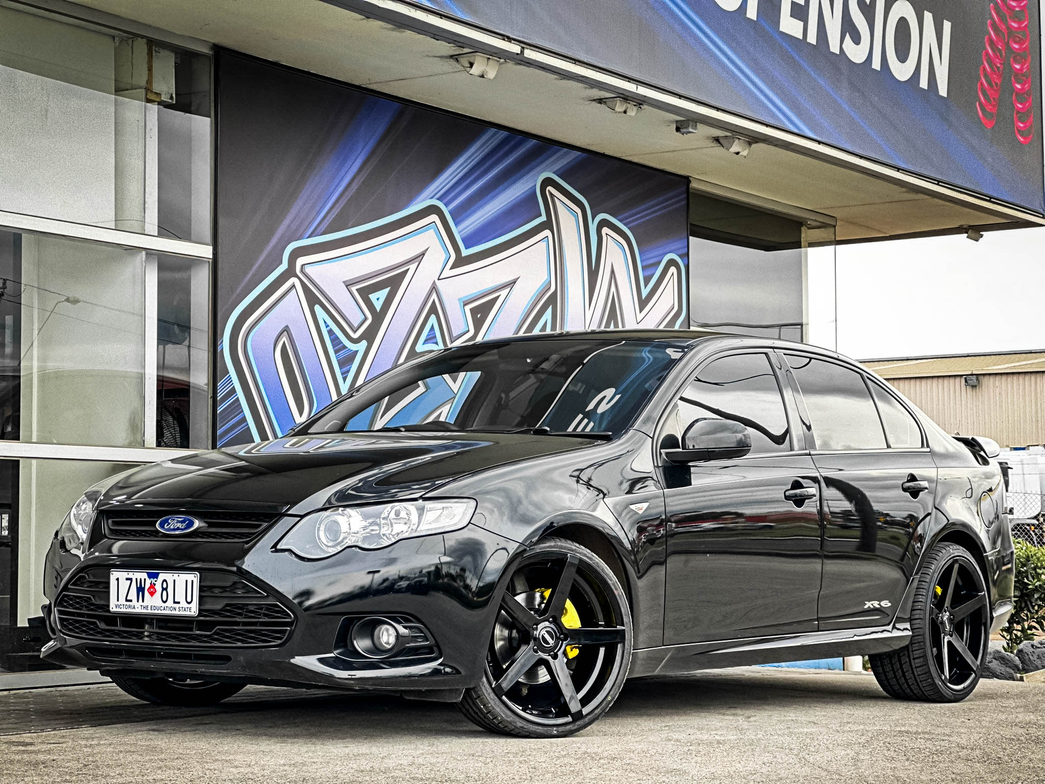 FORD FALCON HUSSLA ZANE GLOSS BLACK Wheel #16170