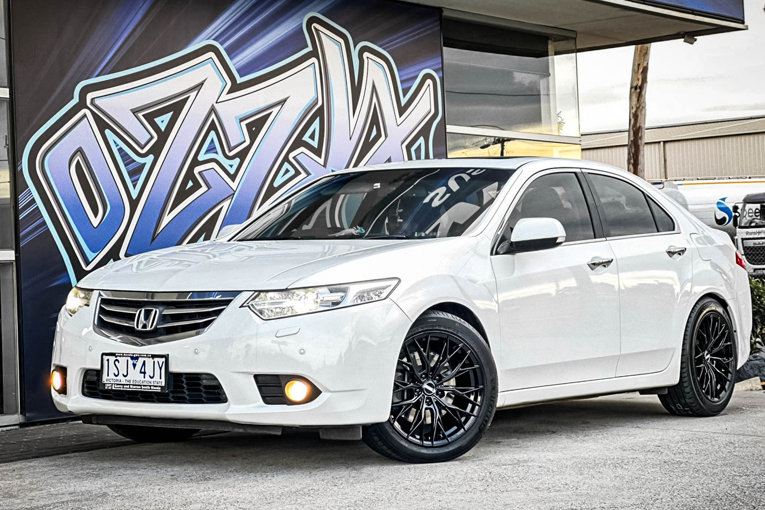 honda accord hussla rizz gloss black wheel #16188