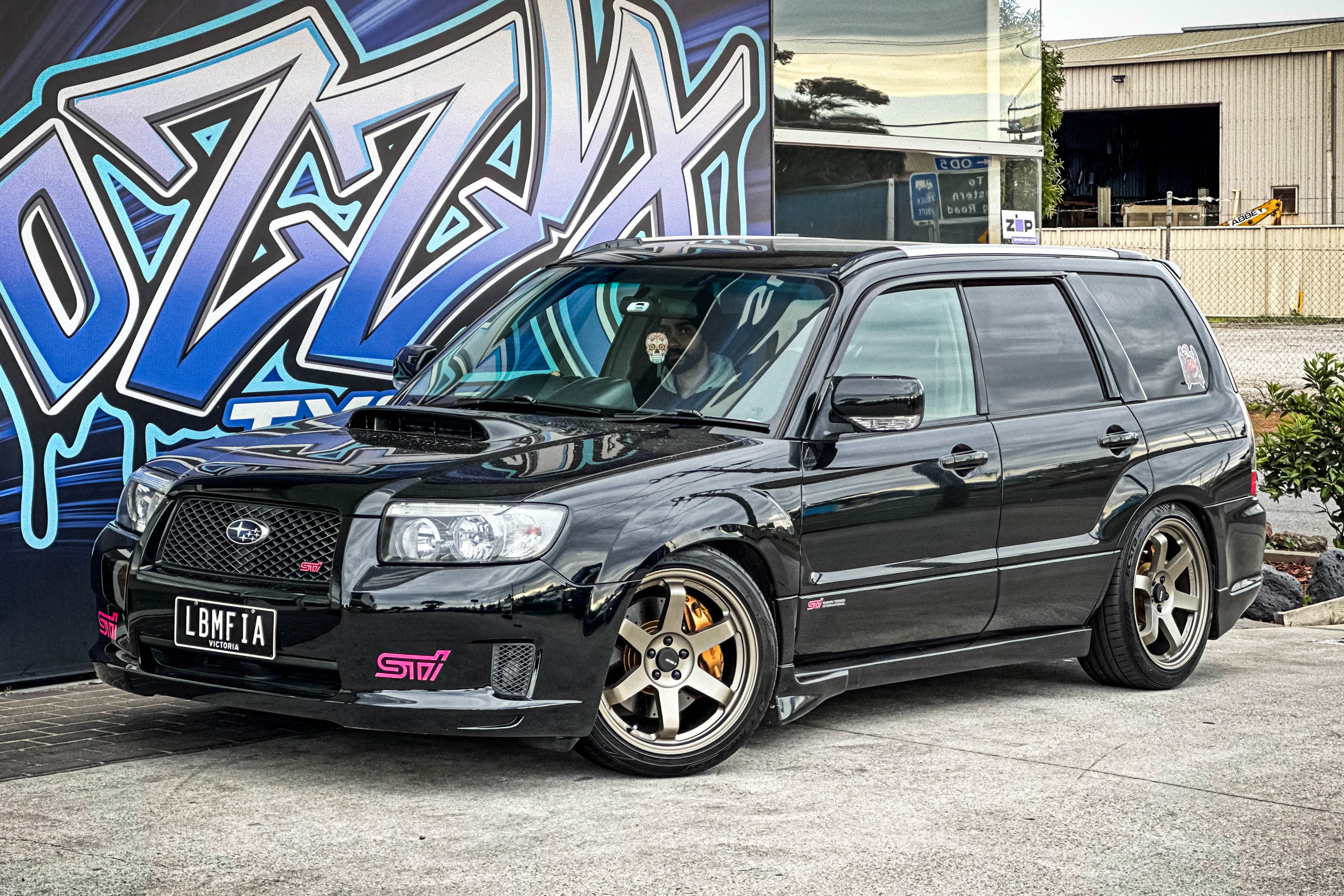 subaru forester avid av-06 matte bronze wheel #16208