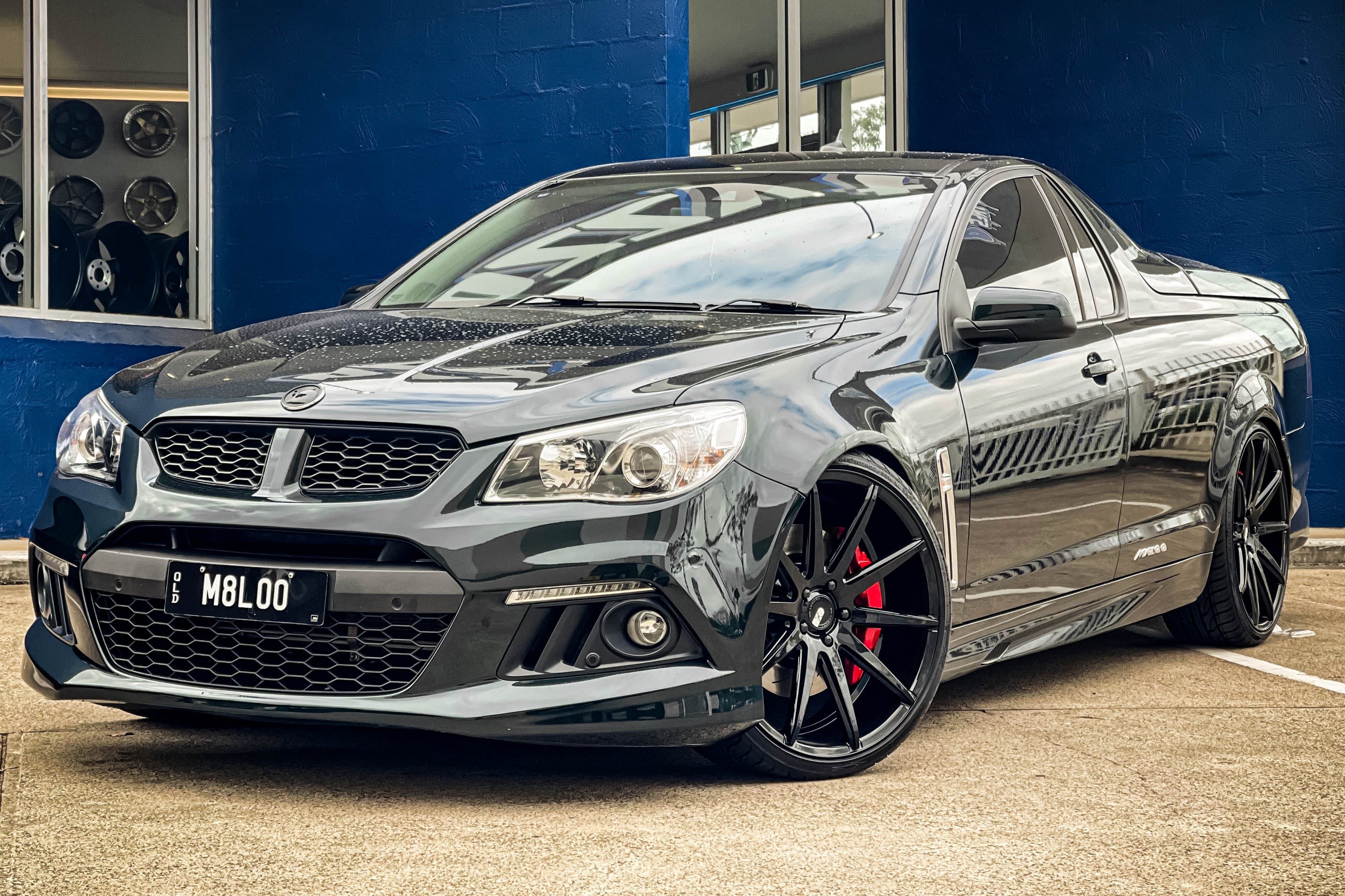 holden hsv maloo xo sydney gloss black wheel #16295