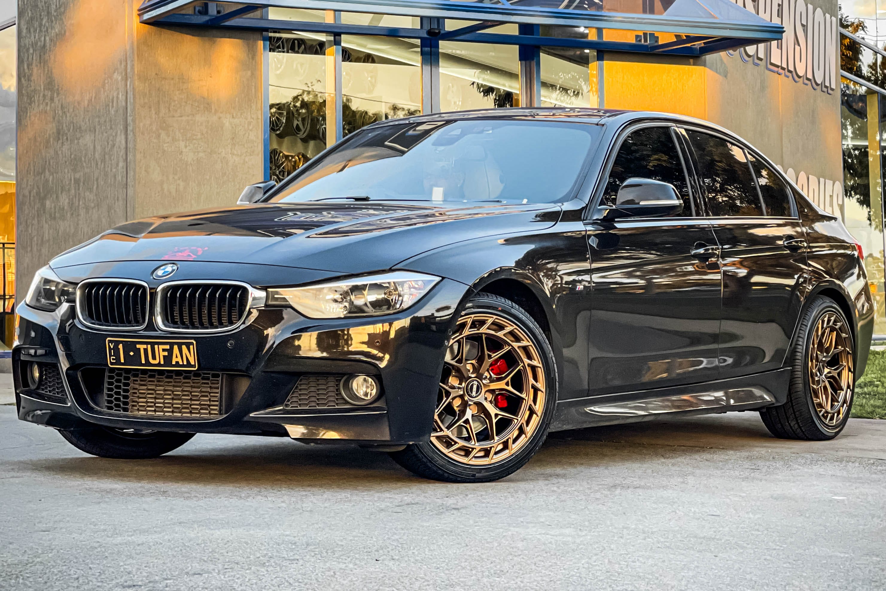 bmw 3 series hussla gunner copper bronze wheel #16320