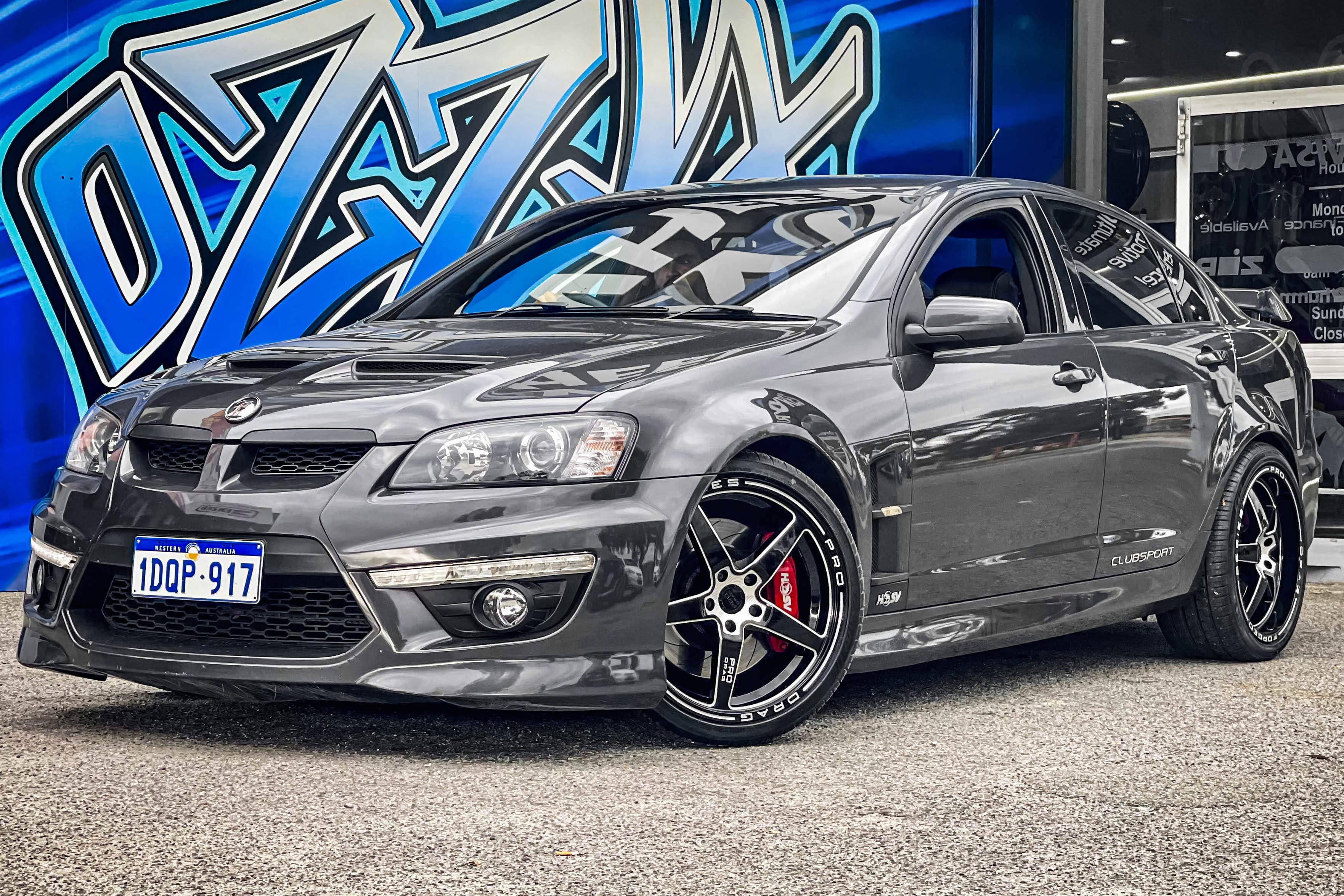 holden hsv clubsport pro drag pd1 black lip wheel #16325
