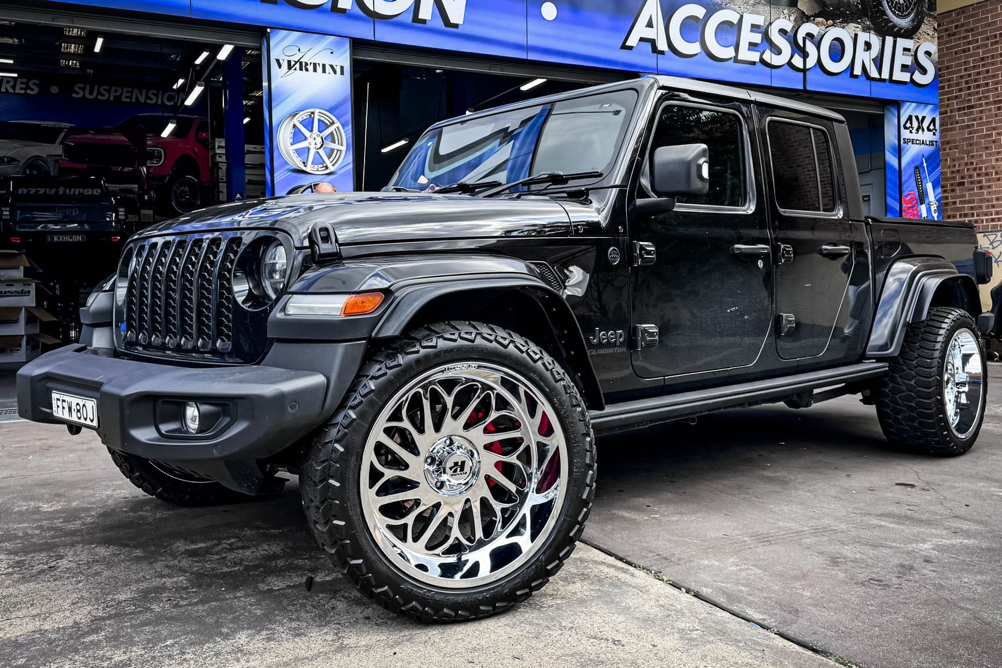jeep gladiator hussla mac 10 chrome chrome wheel #16337