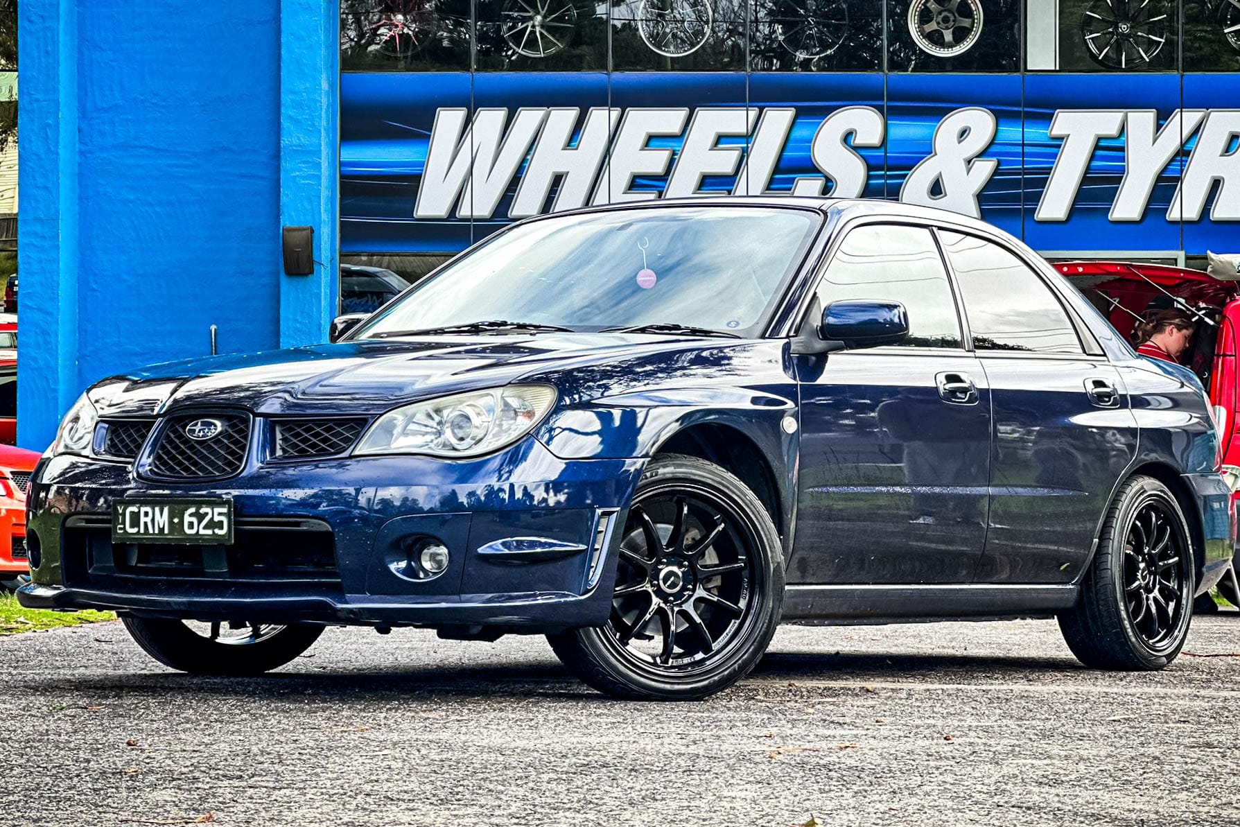 SUBARU WRX AVID AV-40 GLOSS BLACK Wheel #16368